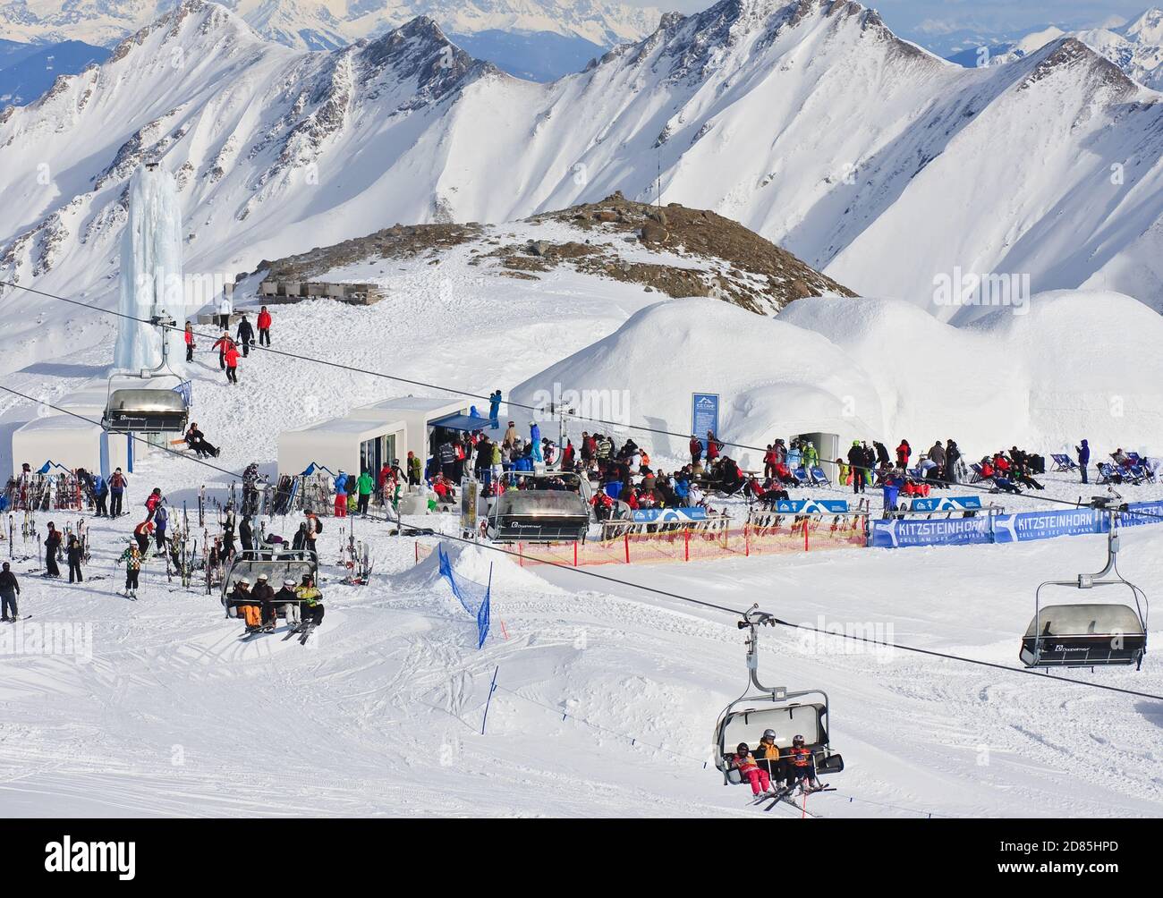 Ski resort of Kaprun, Kitzsteinhorn glacier. Austria Stock Photo - Alamy