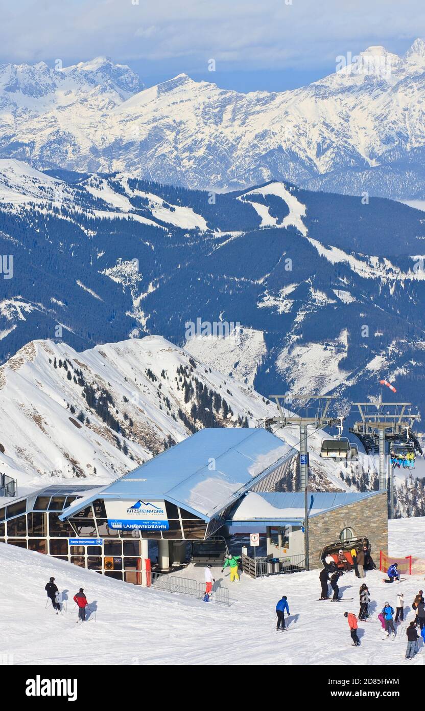 Ski resort of Kaprun, Kitzsteinhorn glacier. Austria Stock Photo - Alamy