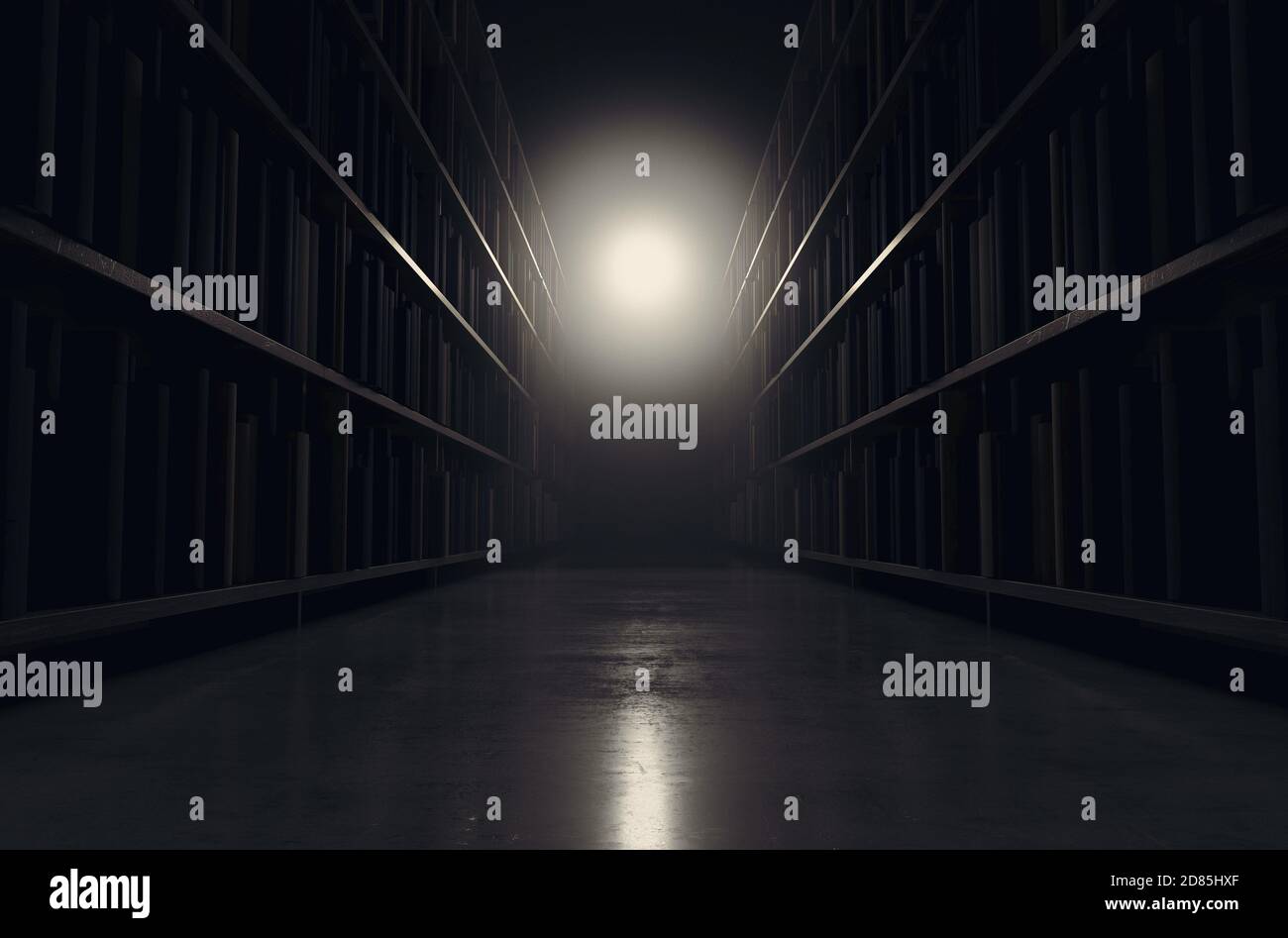 Empty bookshelf, library hi-res stock photography and images - Alamy
