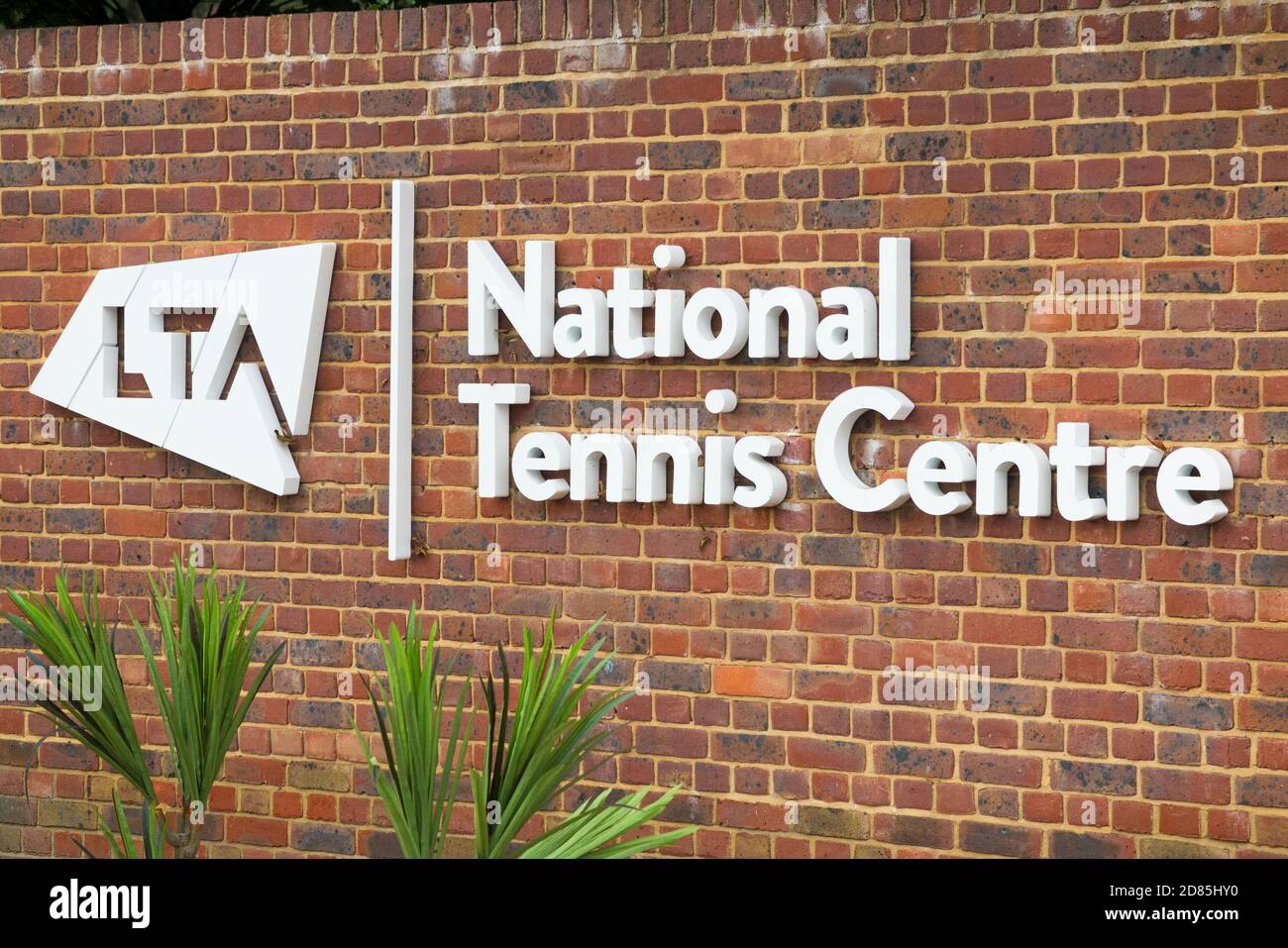 Entrance with updated sign / logo / signage for the LTA at the National ...