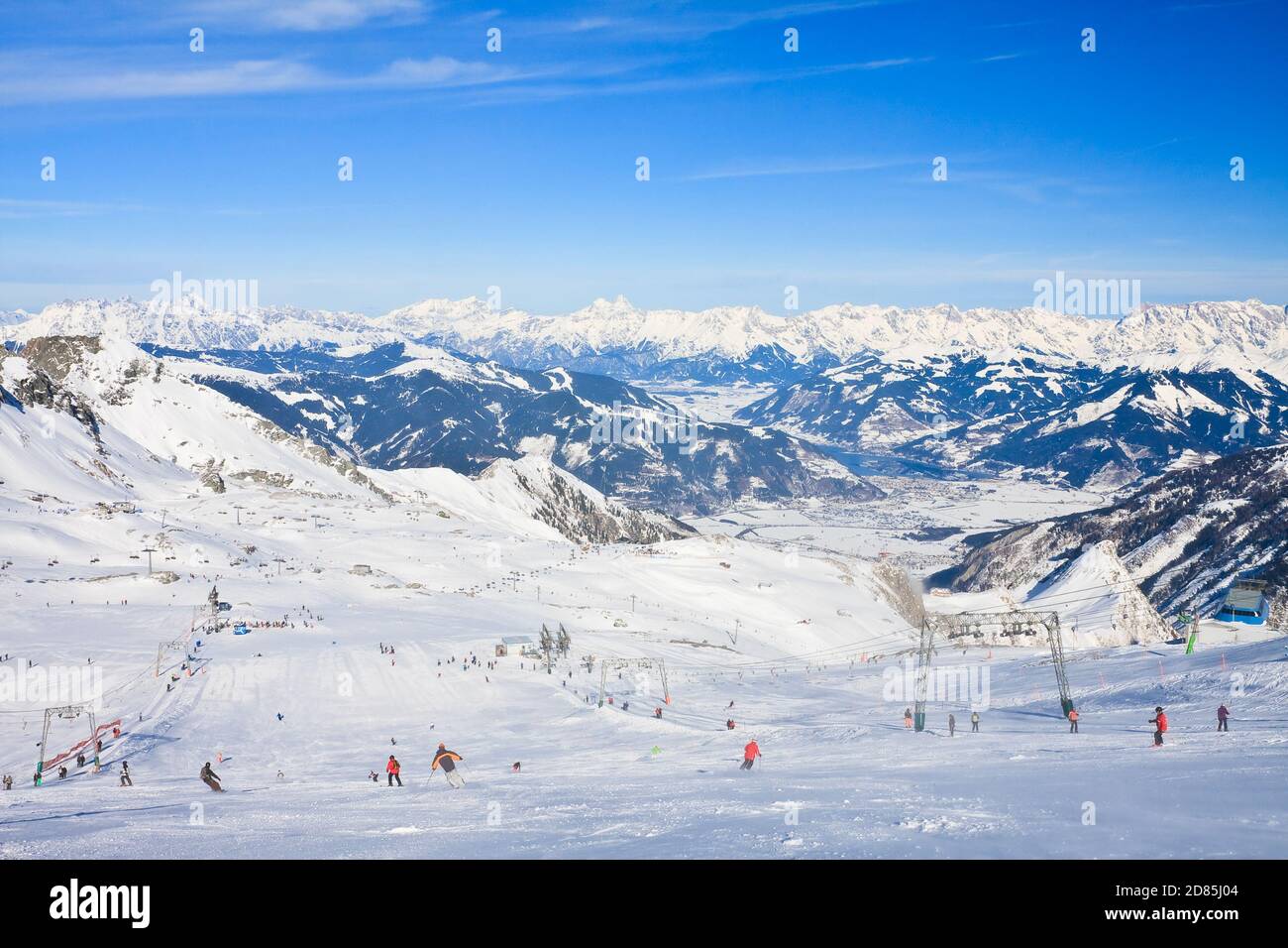 Ski resort of Kaprun, Kitzsteinhorn glacier. Austria Stock Photo - Alamy