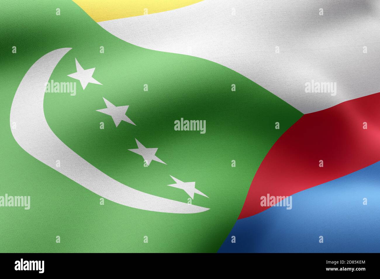 Union of comoros flag hi-res stock photography and images - Alamy
