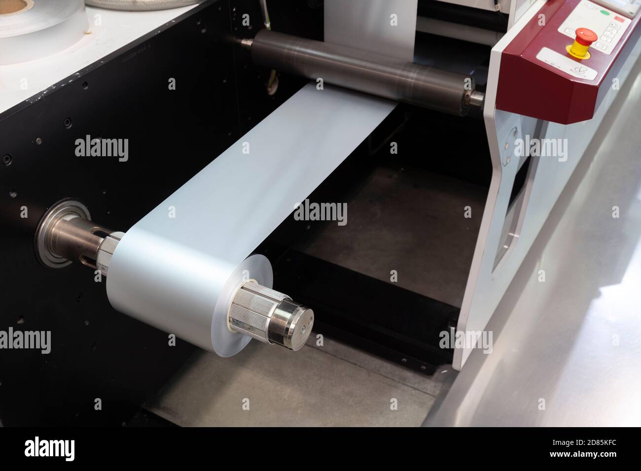 printing roll machine, close up Stock Photo - Alamy