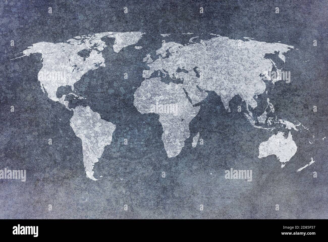 grunge map of the world Stock Photo - Alamy