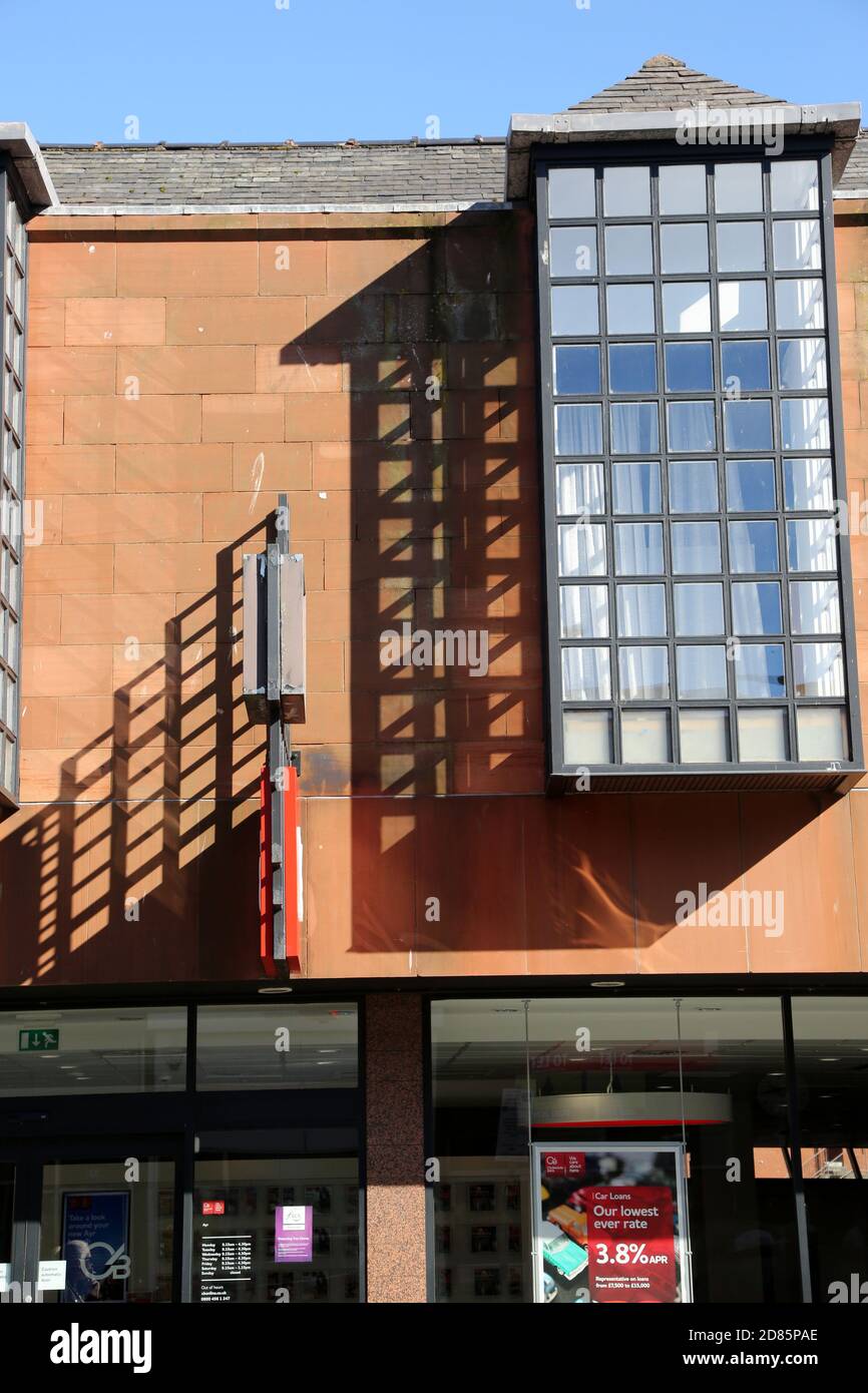Ayr Town Centre,Ayrshire, Scotland UK shops retail people Stock Photo ...