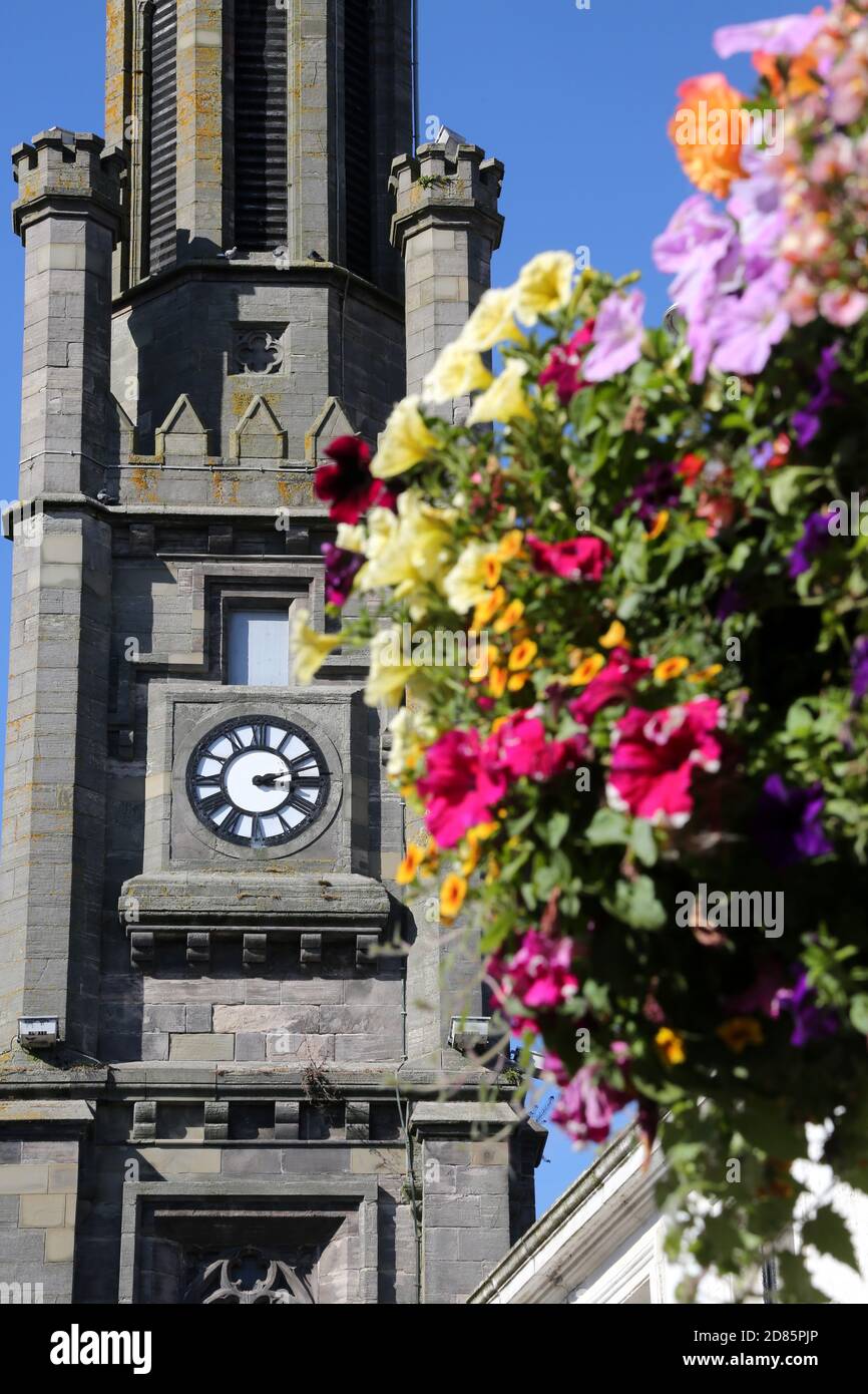 Ayr, Ayrshire, Scotland, UK. The county town of Ayrshire. The Wallace ...
