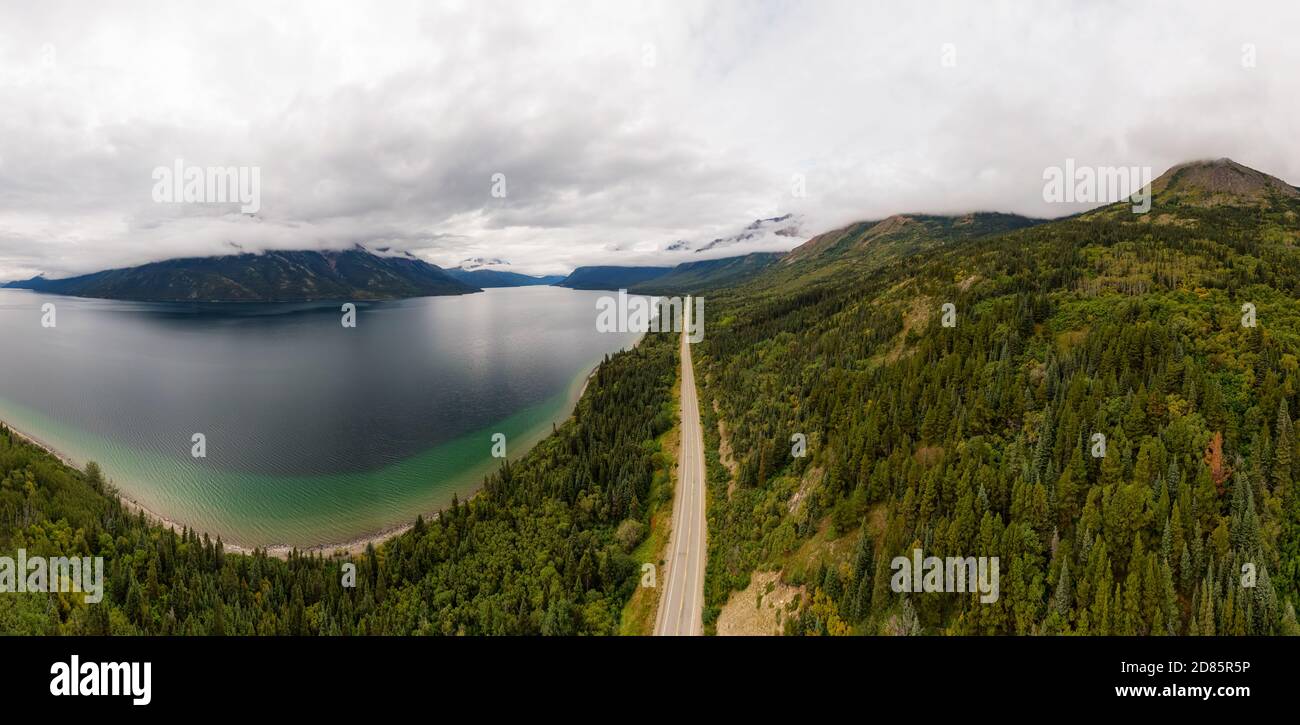 Aerial View of Yukon, Canada Stock Photo - Alamy