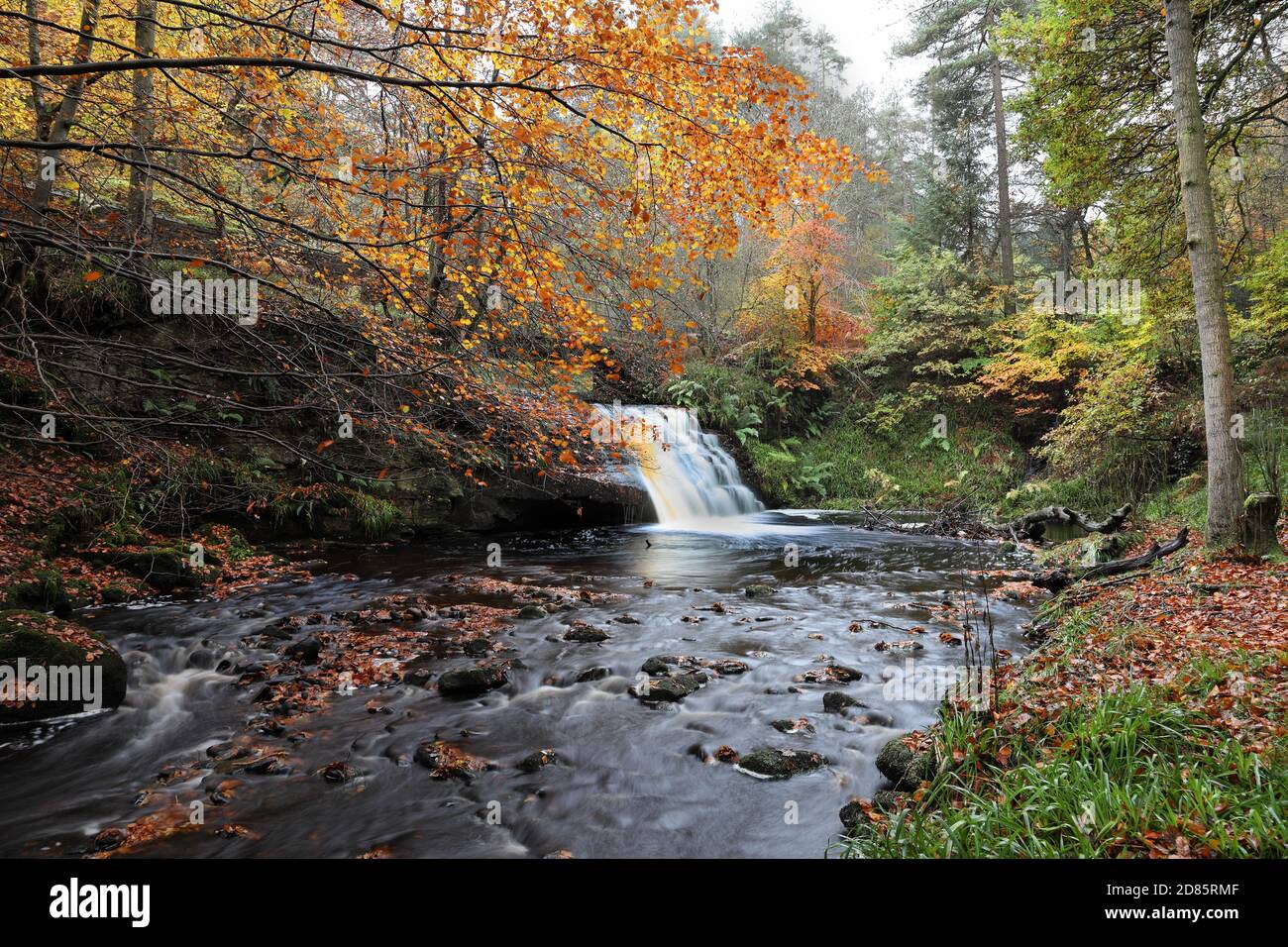 Blackling hole waterfall hi-res stock photography and images - Alamy