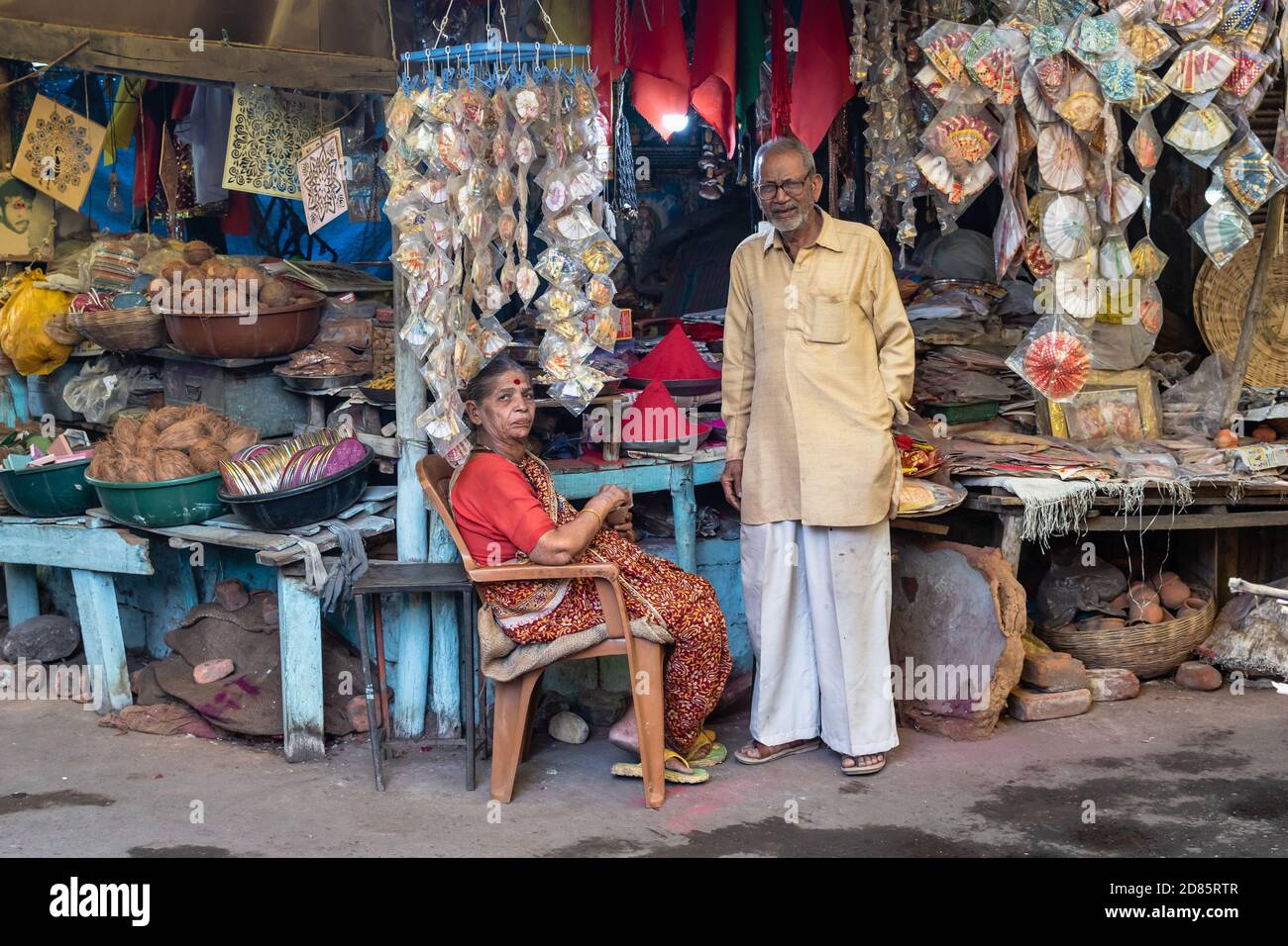 Indian shopkeeper woman hi-res stock photography and images - Alamy