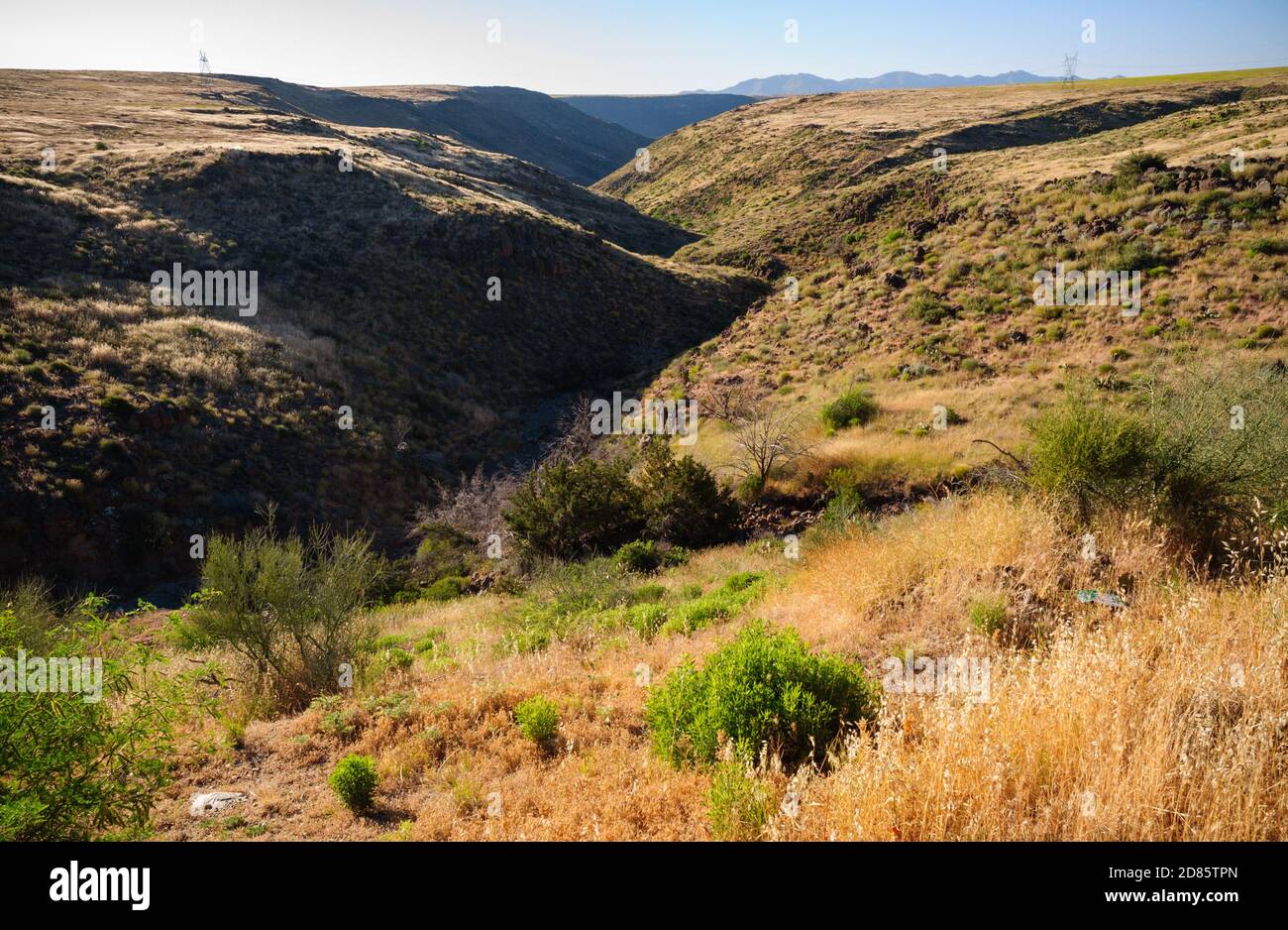 Gentle river running through Agua Fria National Monument Stock Photo ...