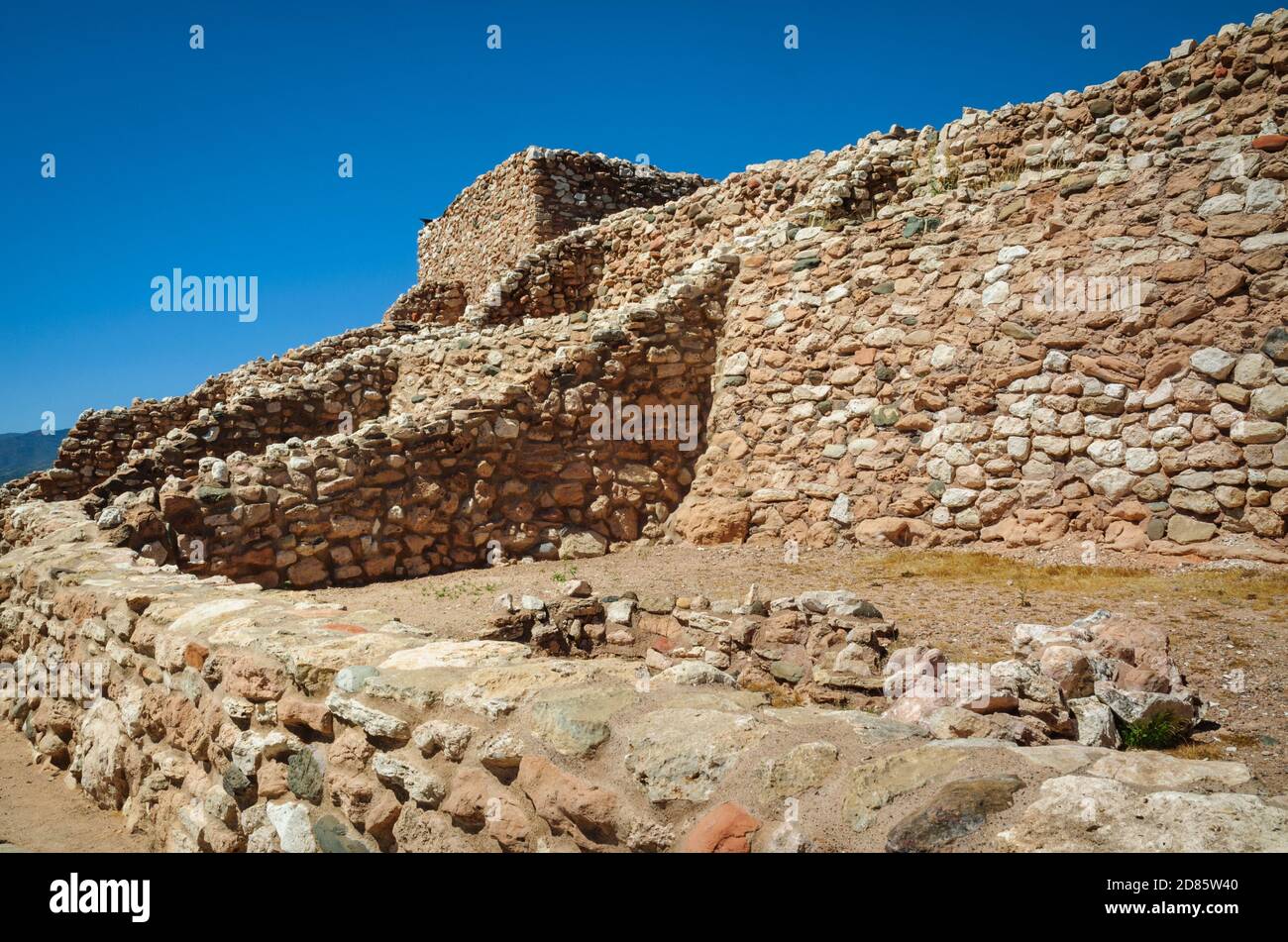 Tuzigoot National Monument, Anasazi Native American Grounds Stock Photo ...