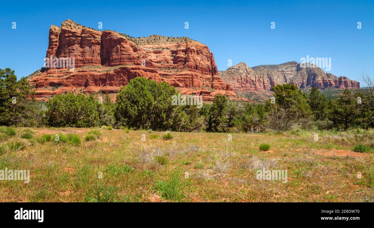 Landscape, Desert Buttes at Sedona, Arizona Stock Photo - Alamy