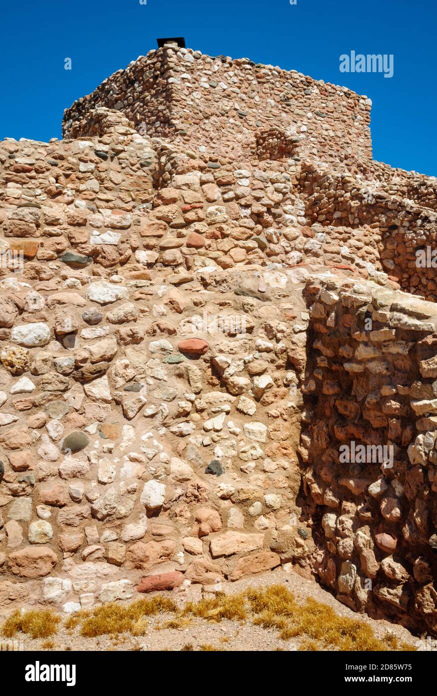 Tuzigoot National Monument, Anasazi Native American Grounds Stock Photo ...