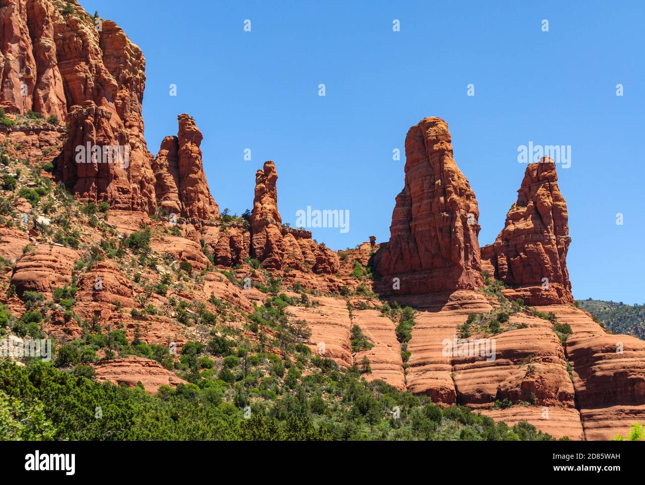 Landscape, Desert Buttes at Sedona, Arizona Stock Photo - Alamy