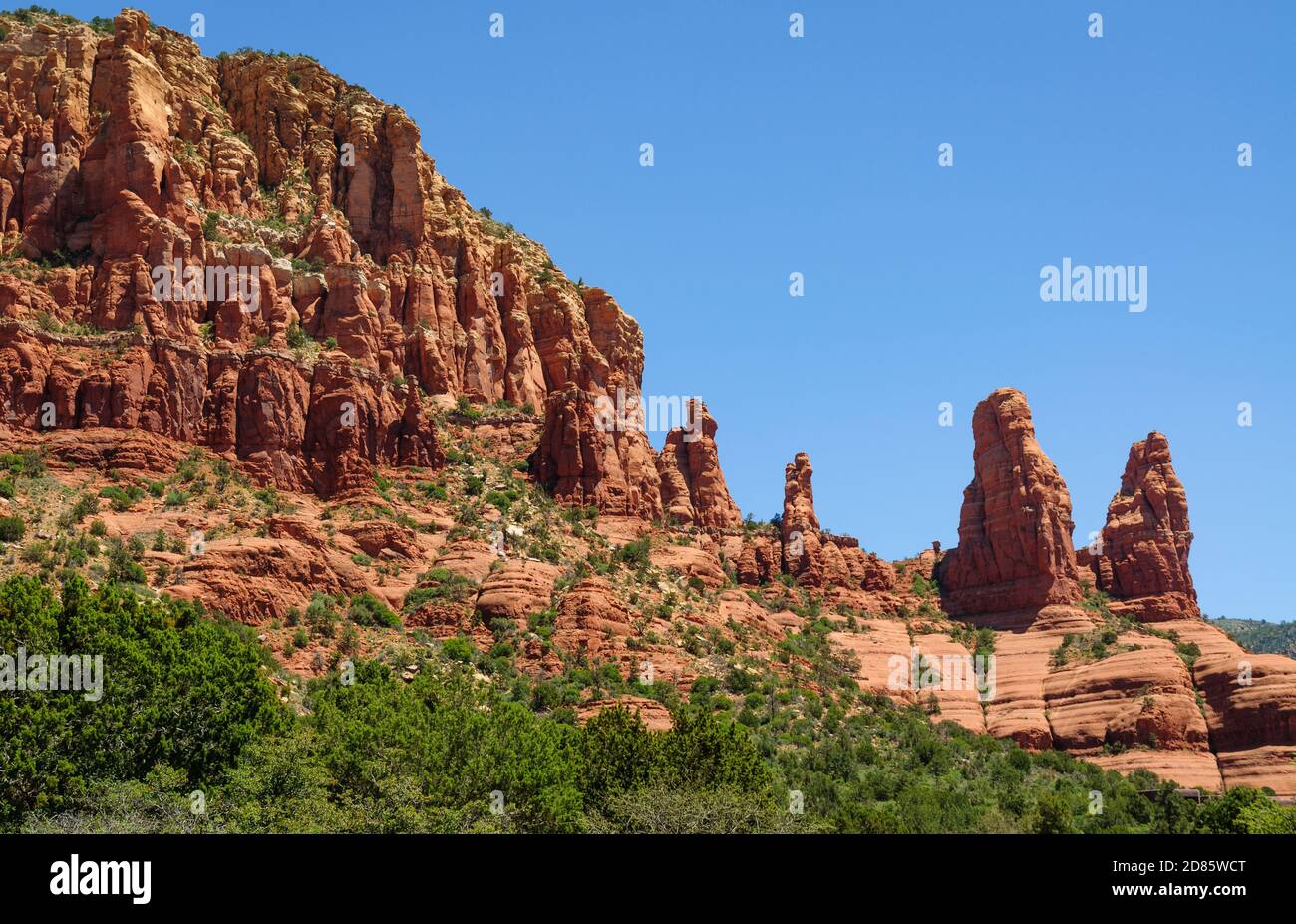 Landscape, Desert Buttes at Sedona, Arizona Stock Photo - Alamy