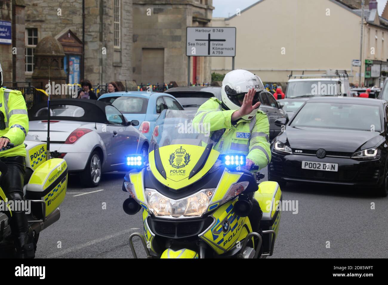 Troon, Ayrshire Scotland, 19 June 2019.The annual Glasgow Taxi Parade ...