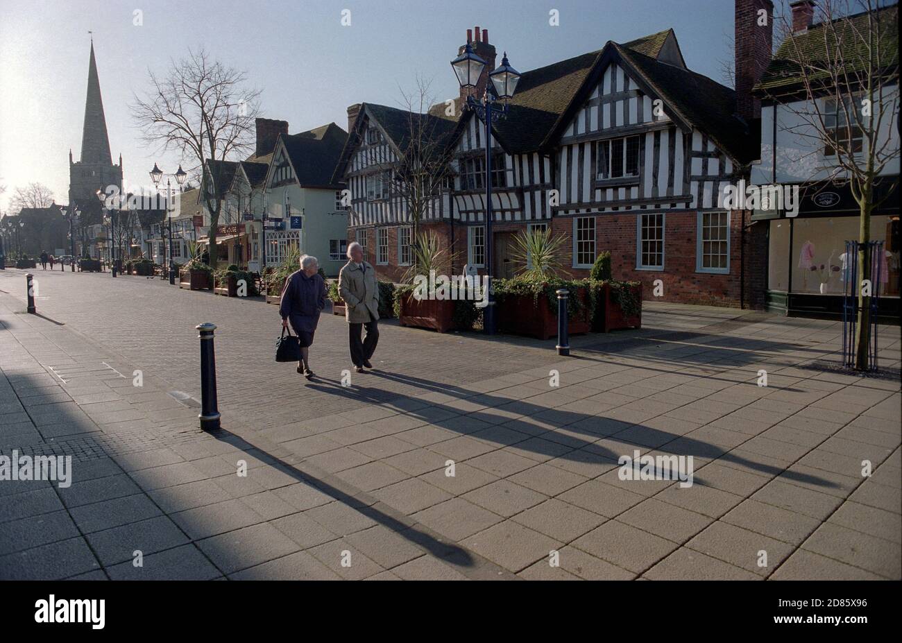 Solihull The High Street Stock Photo - Alamy