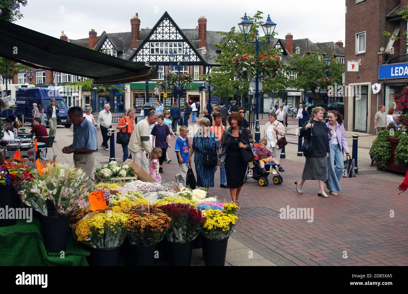 Solihull The High Street Stock Photo - Alamy