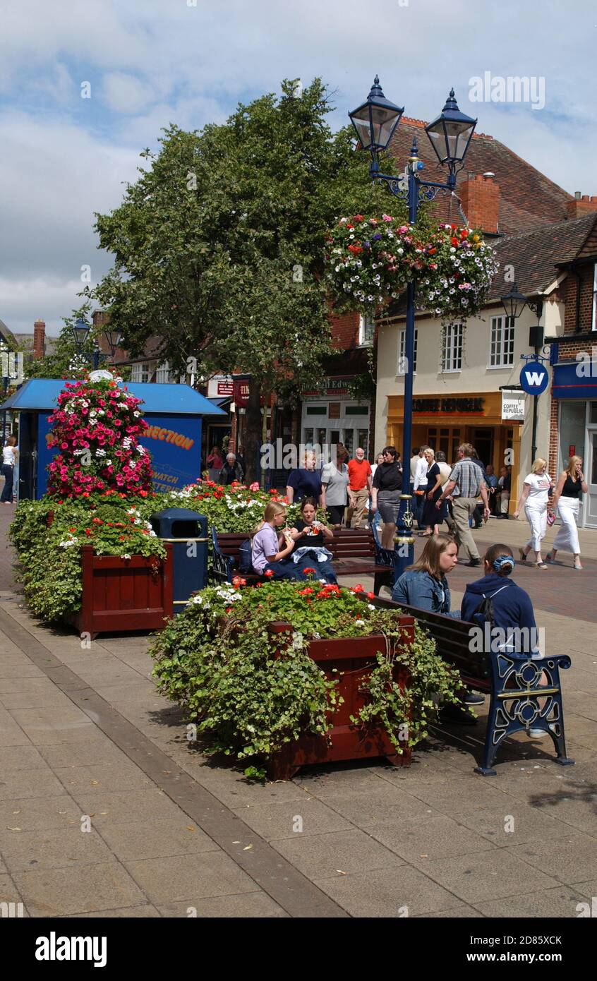 Solihull The High Street Stock Photo - Alamy