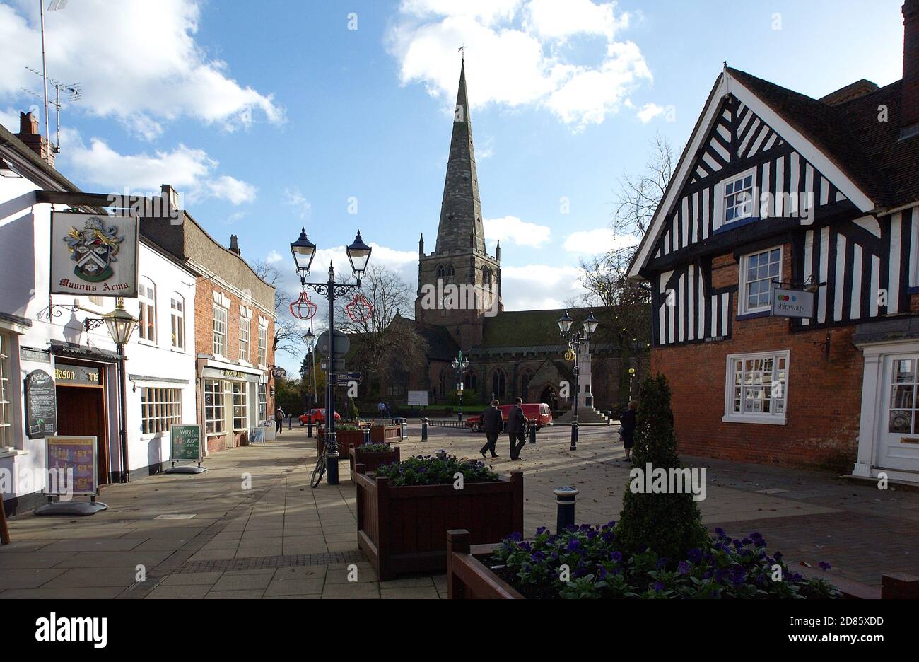 Solihull The High Street Stock Photo - Alamy