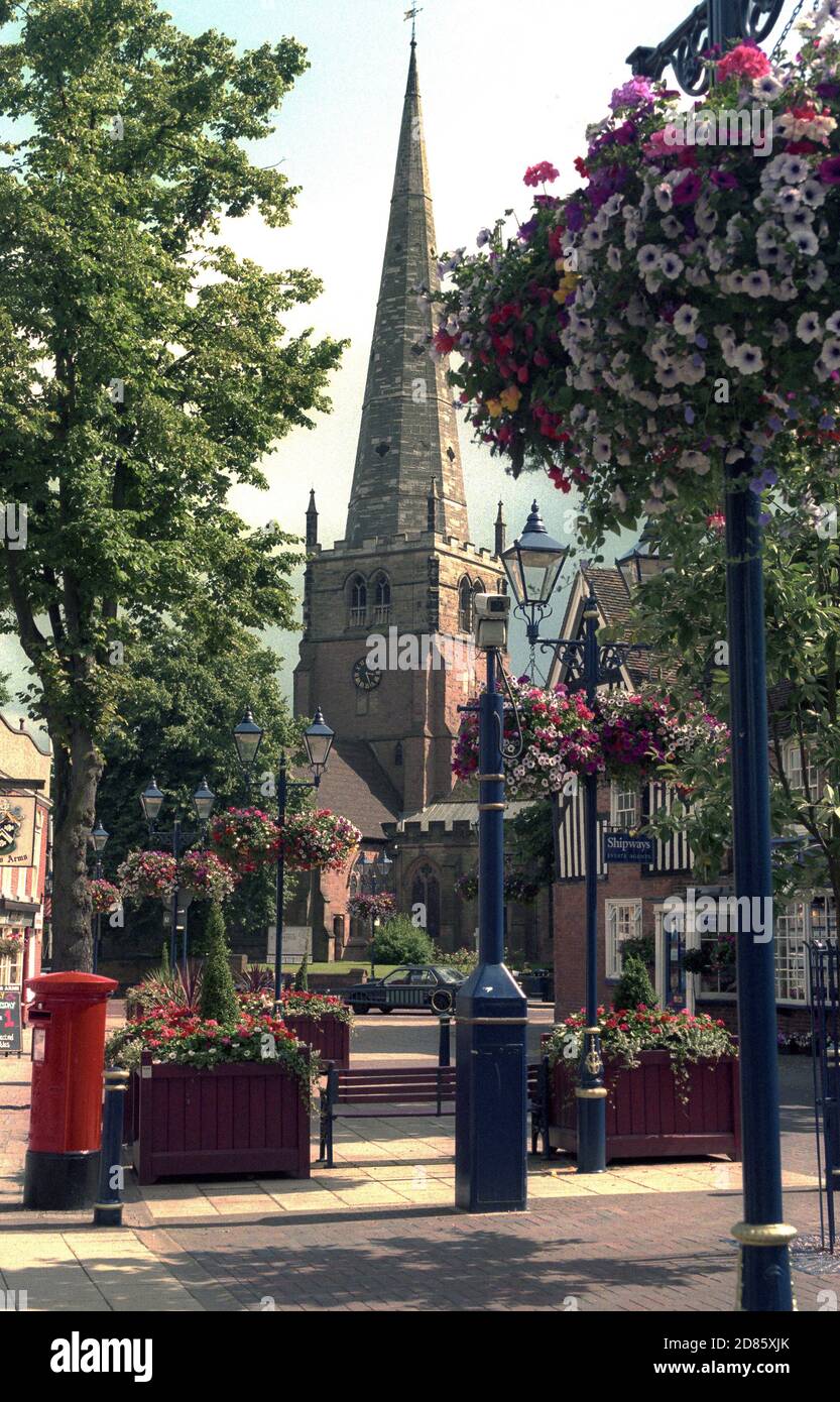 Solihull The High Street Stock Photo - Alamy
