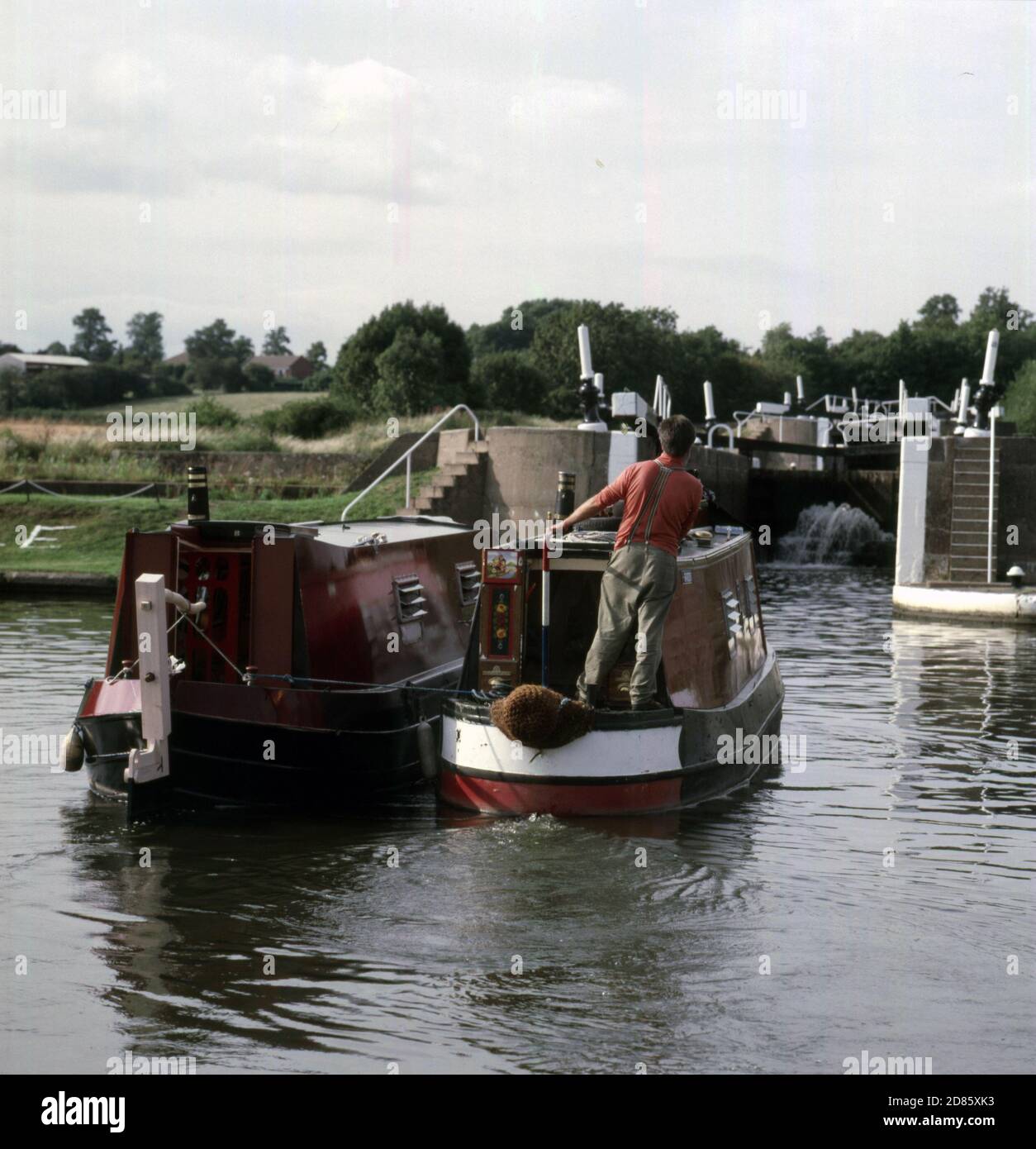 Activity at Knowle Locks Solihull Stock Photo - Alamy