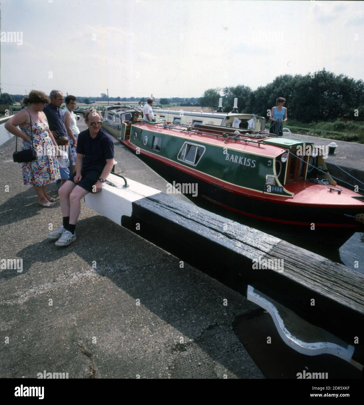 Activity at Knowle Locks Solihull Stock Photo - Alamy