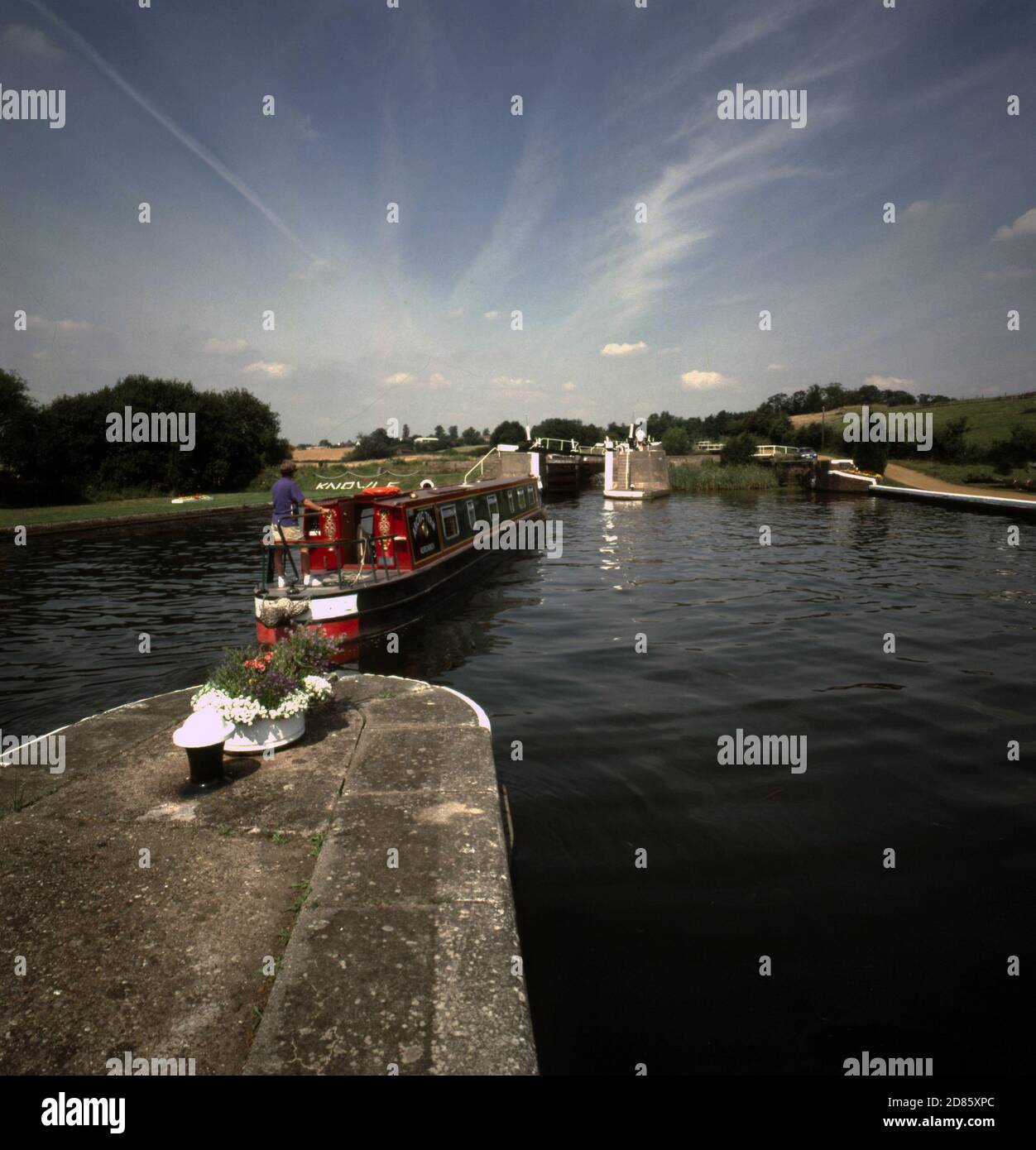 Activity at Knowle Locks Solihull Stock Photo - Alamy