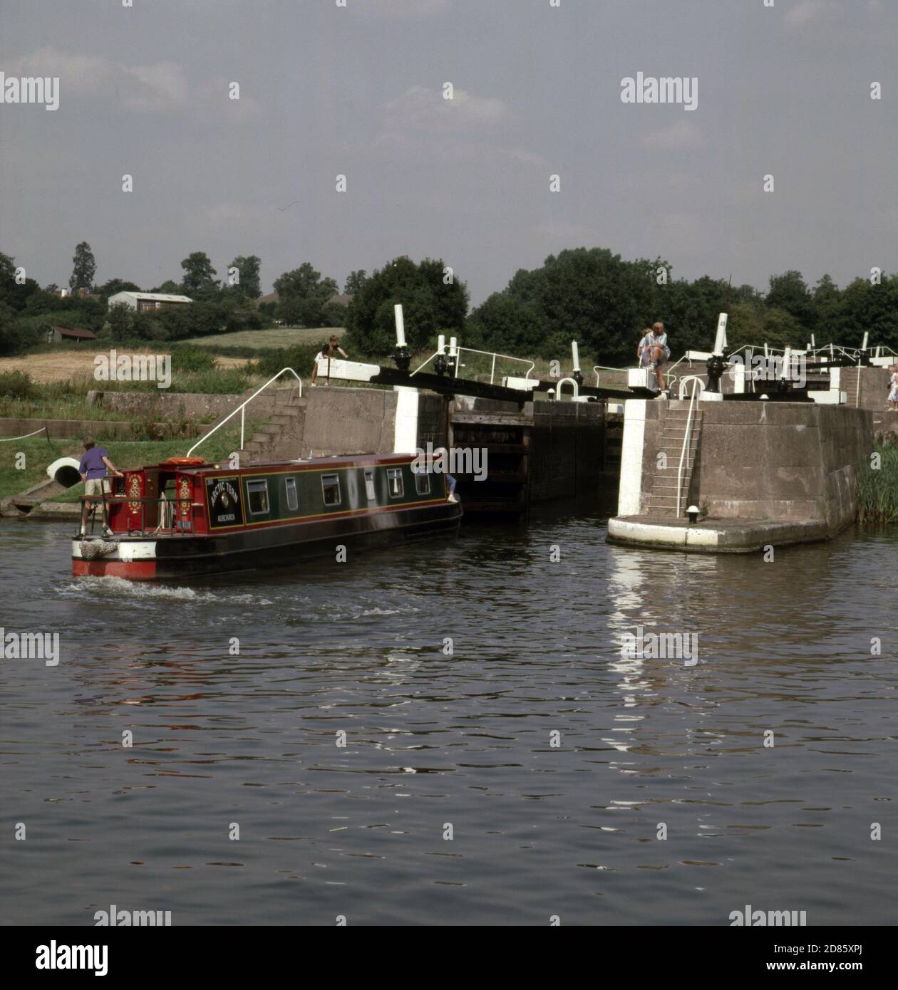 Activity at Knowle Locks Solihull Stock Photo - Alamy
