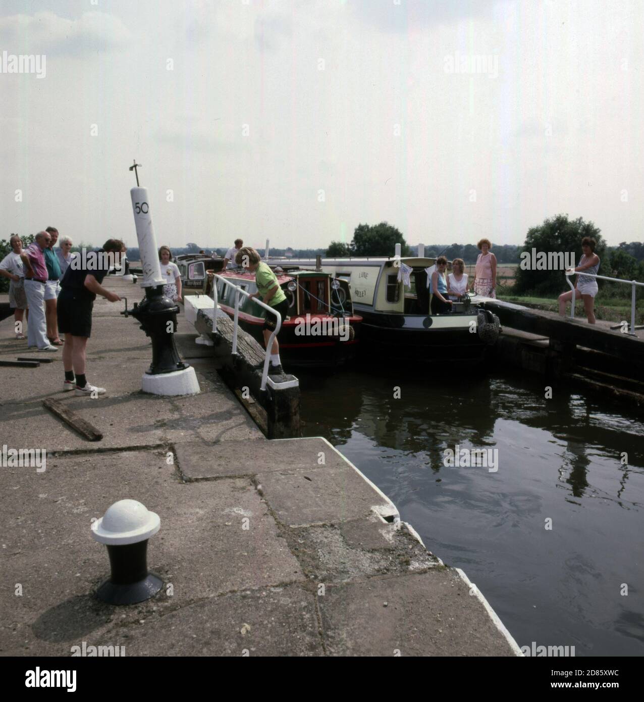 Activity at Knowle Locks Solihull Stock Photo - Alamy