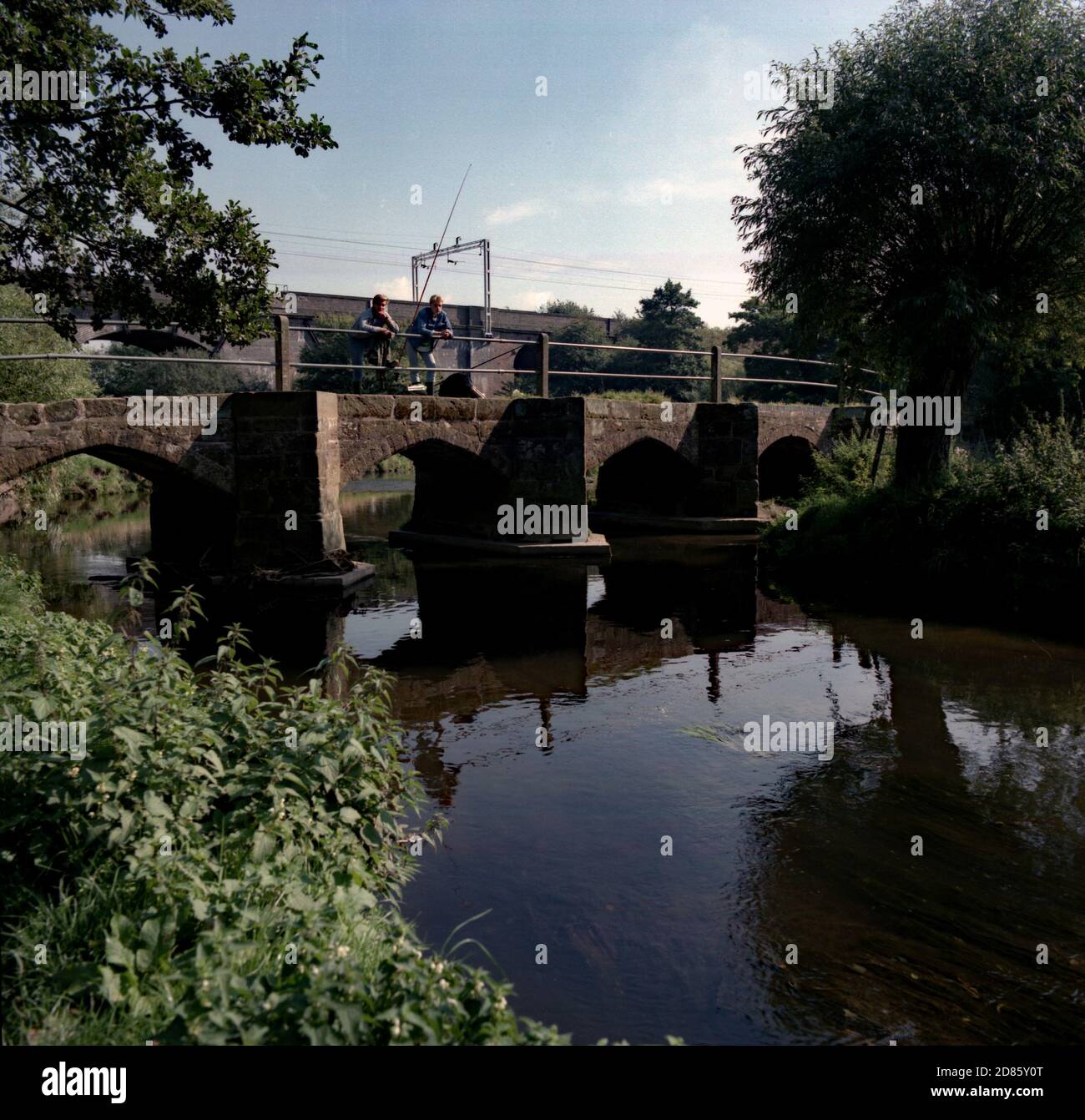 Ancient packhorse bridge Hampton in Arden Solihull Stock Photo - Alamy