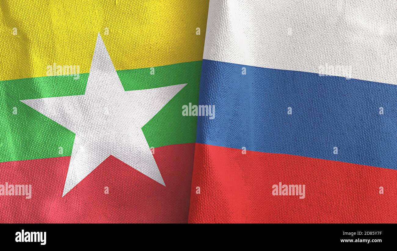 Myanmar russia flag hi-res stock photography and images - Alamy