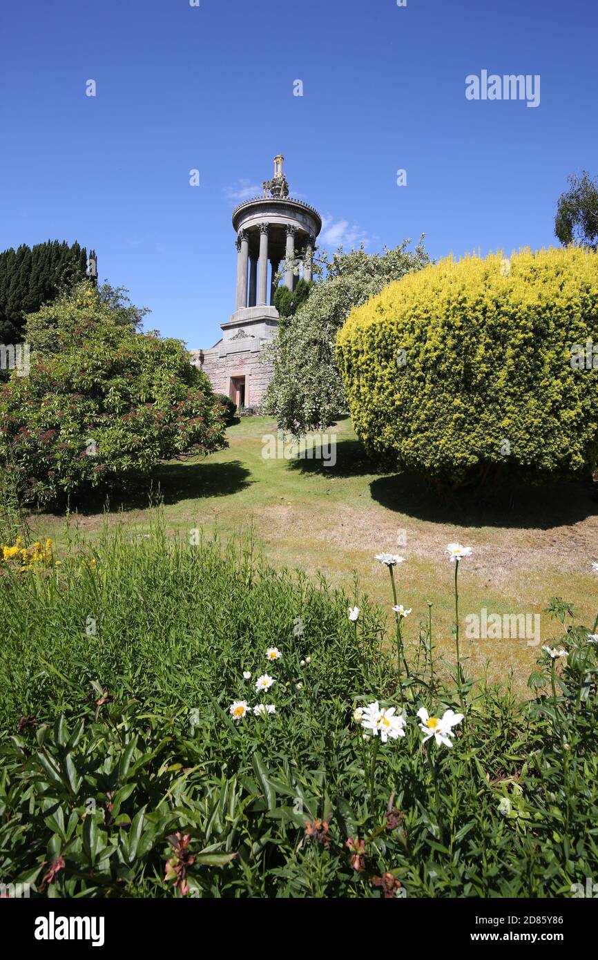 Burns monument memorial gardens hi-res stock photography and images - Alamy