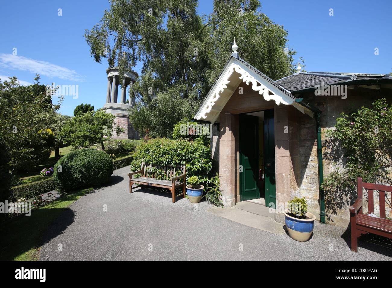 Burns monument memorial gardens hi-res stock photography and images - Alamy