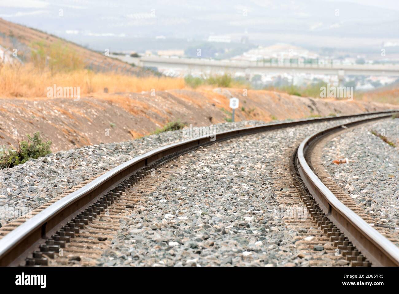 Train Rail Road Stock Photo - Alamy