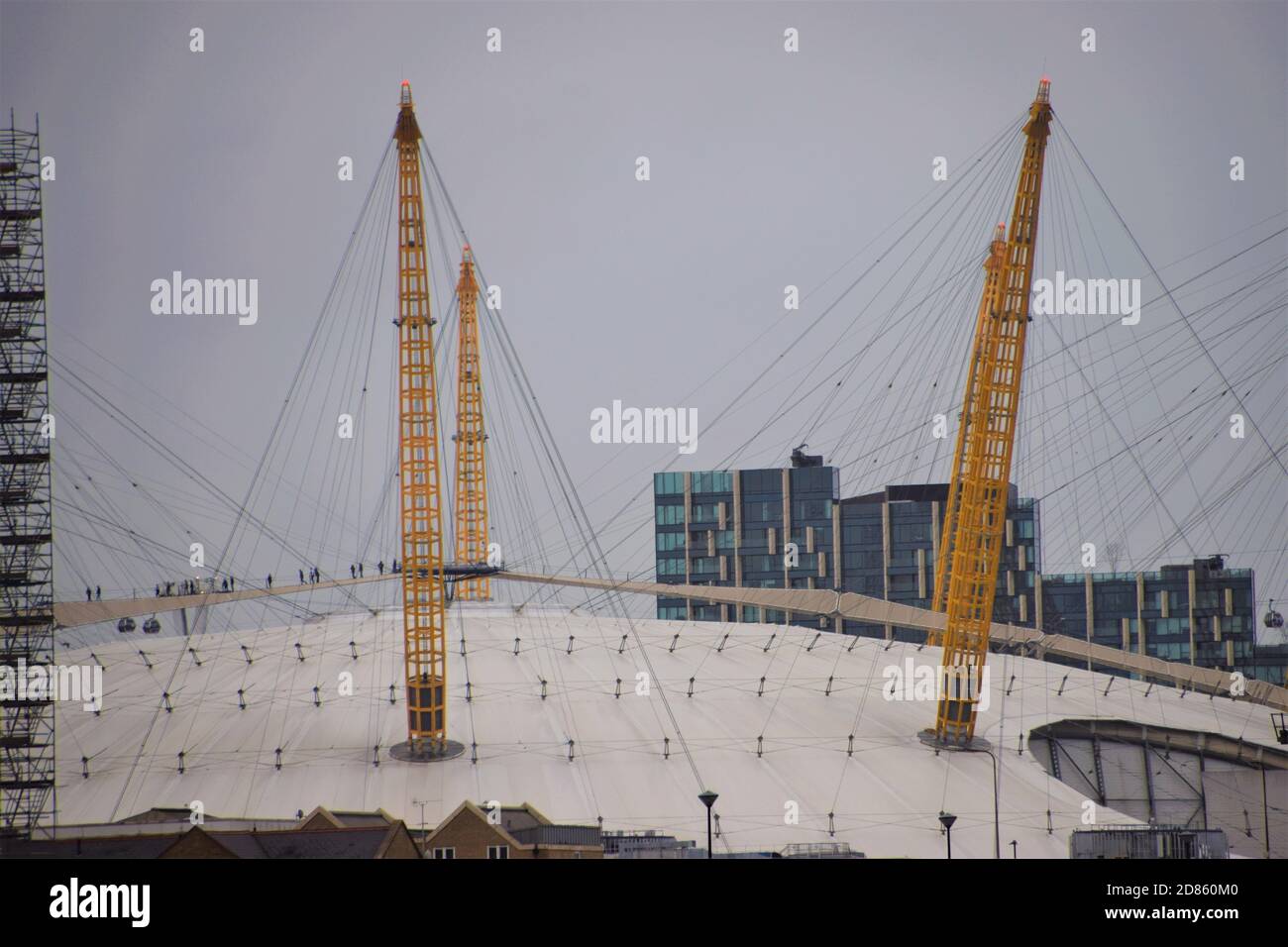 The O2 Arena roof detail, Greenwich, London Stock Photo - Alamy