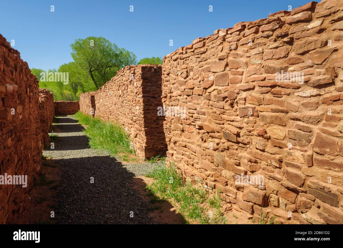 Quarai Ruins in Salinas Pueblo Missions National Monument Stock Photo ...