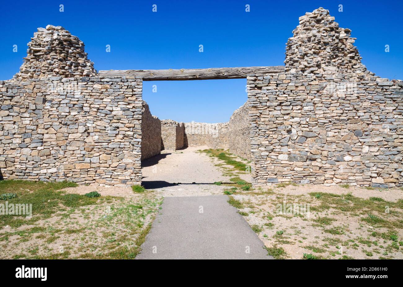 Gran Quivira Ruins at Salinas Pueblo Missions National Monument Stock ...