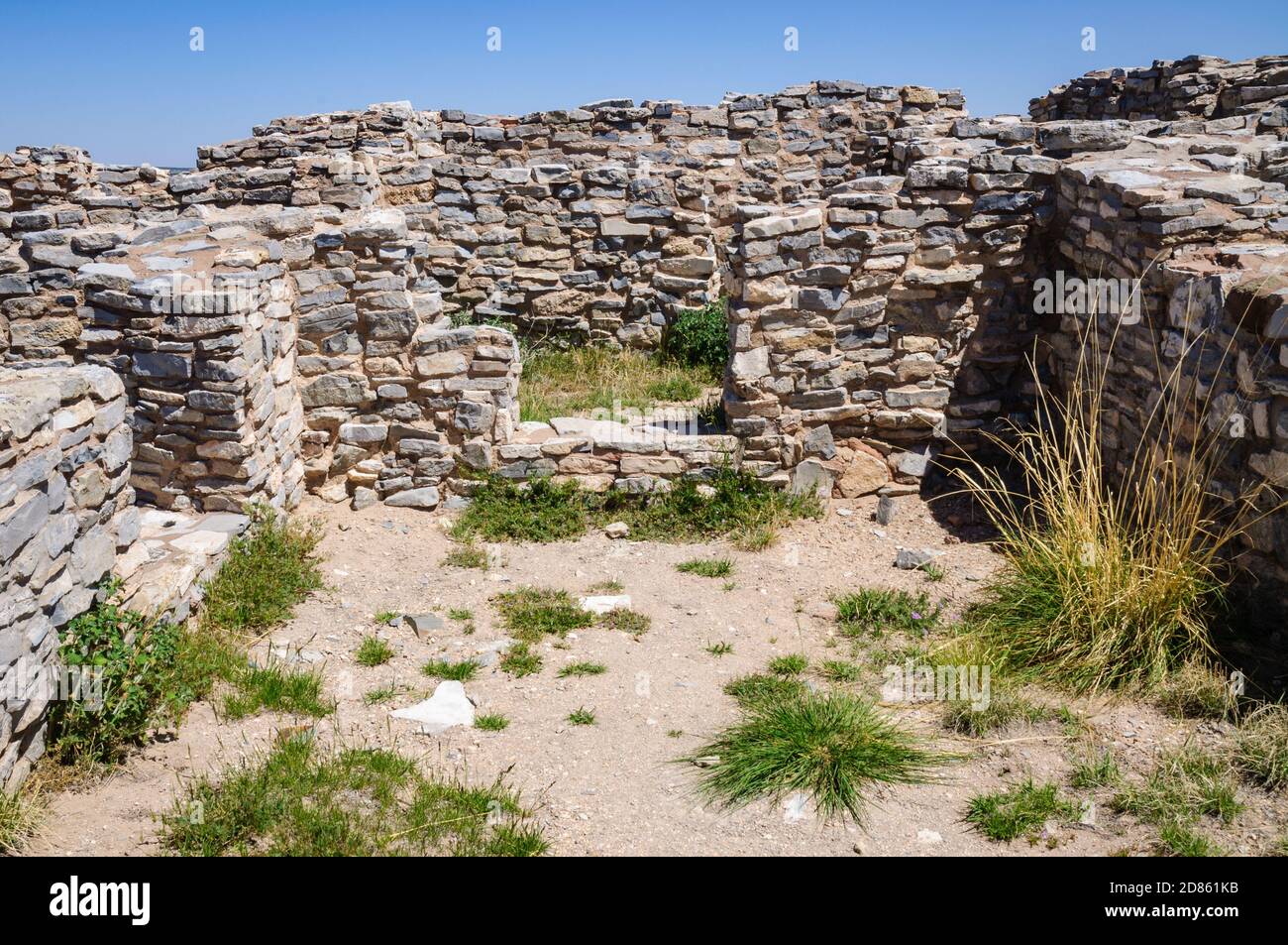Gran Quivira Ruins at Salinas Pueblo Missions National Monument Stock ...