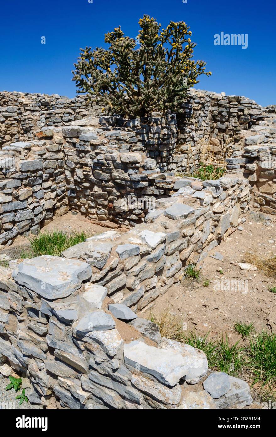Gran Quivira Ruins at Salinas Pueblo Missions National Monument Stock ...