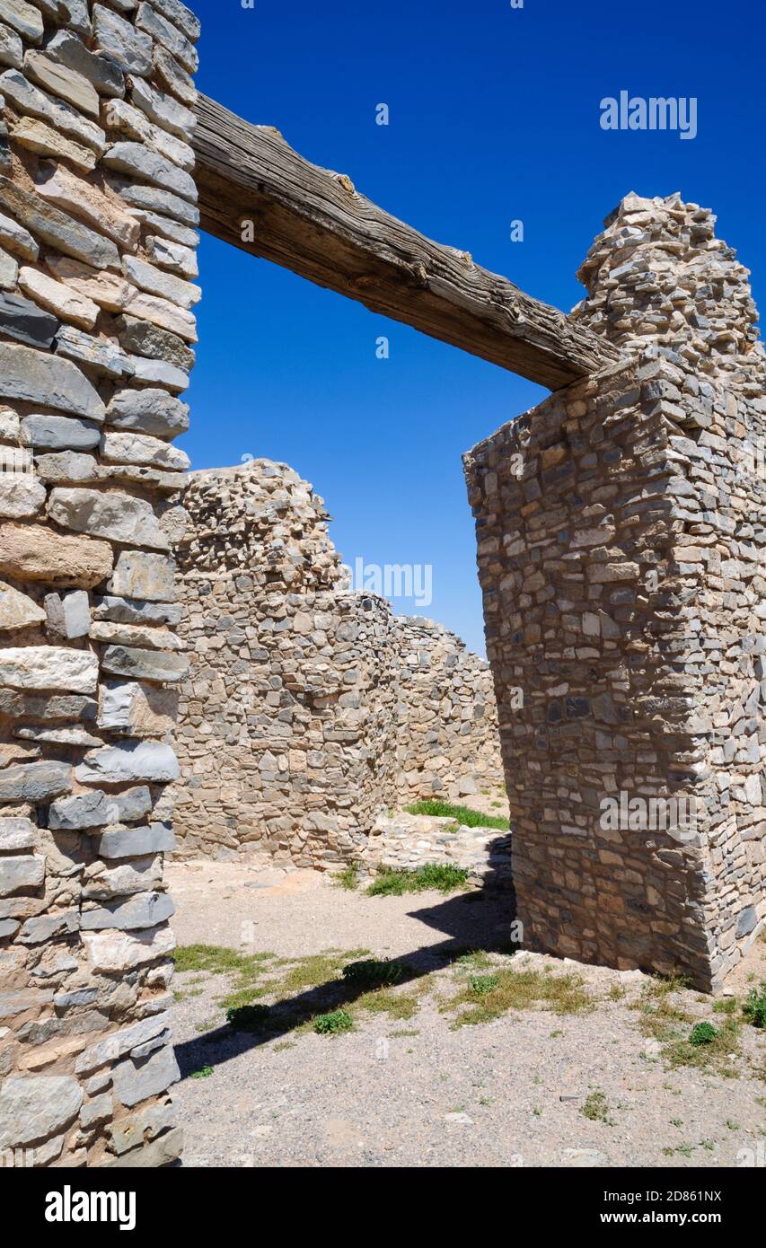 Gran Quivira Ruins at Salinas Pueblo Missions National Monument Stock ...