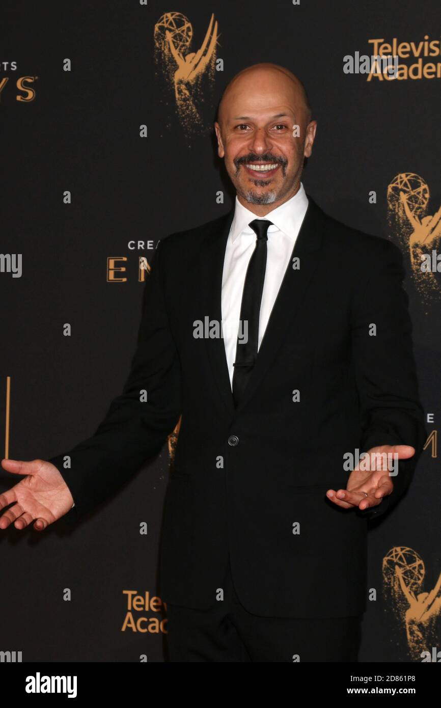 LOS ANGELES - SEP 10: Maz Jobrani at the 2017 Creative Arts Emmy Awards ...