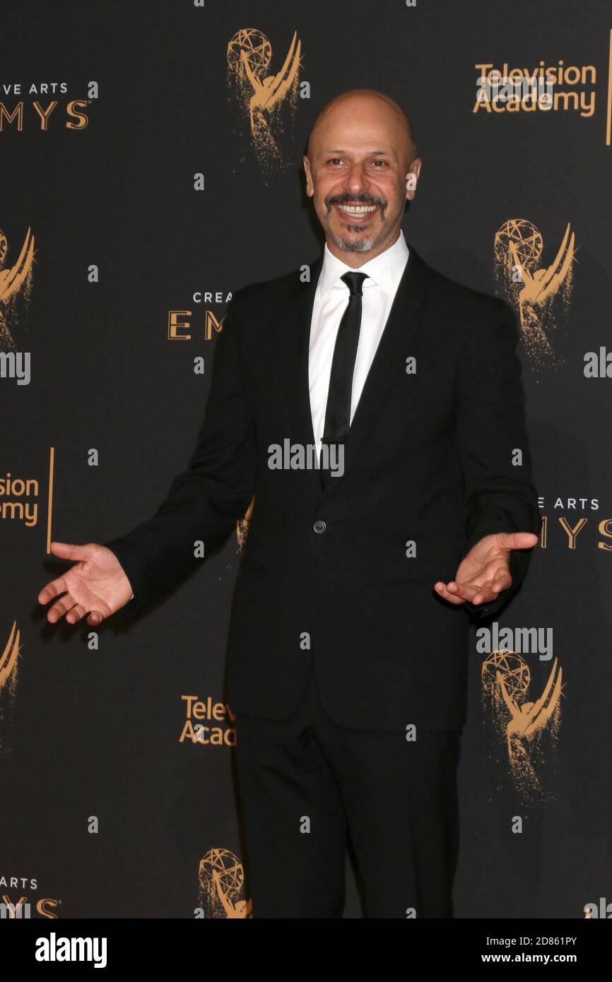 LOS ANGELES - SEP 10: Maz Jobrani at the 2017 Creative Arts Emmy Awards ...