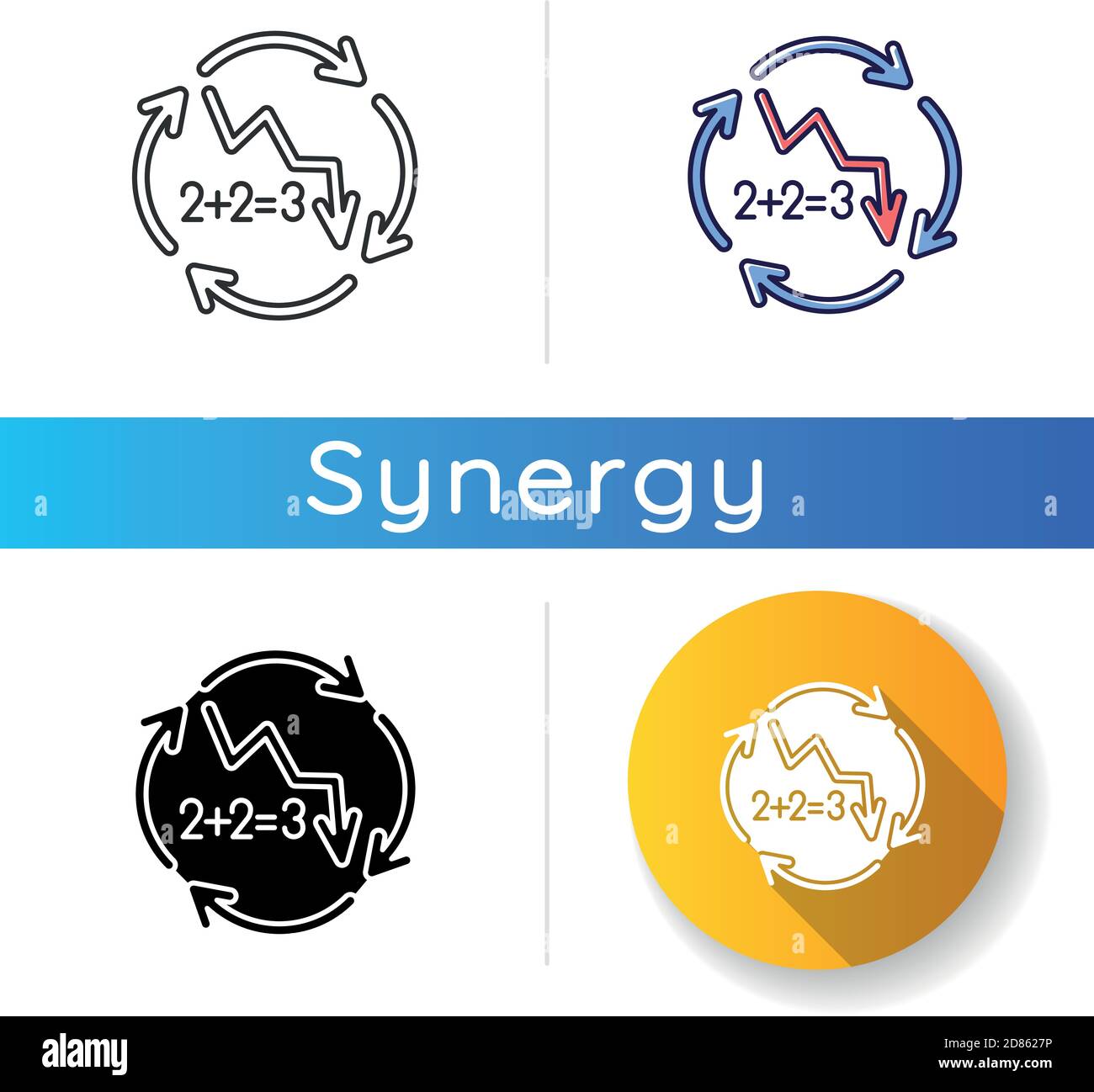Synergy chart hi-res stock photography and images - Alamy
