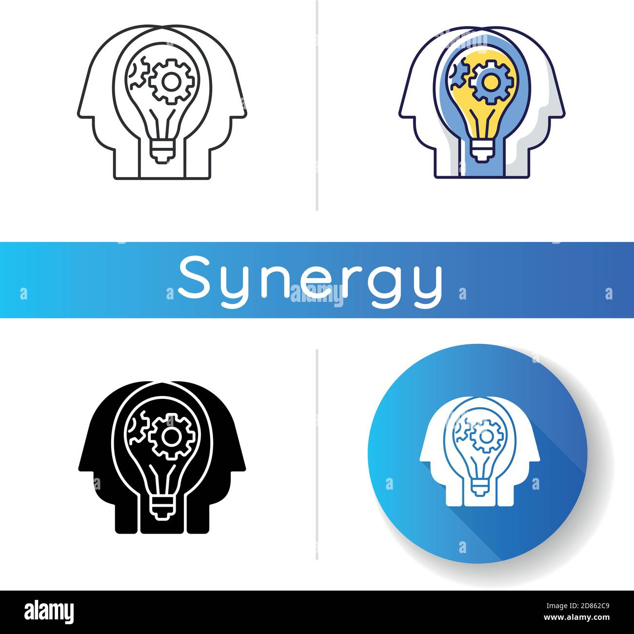 Creative collaboration icon Stock Vector Image & Art - Alamy