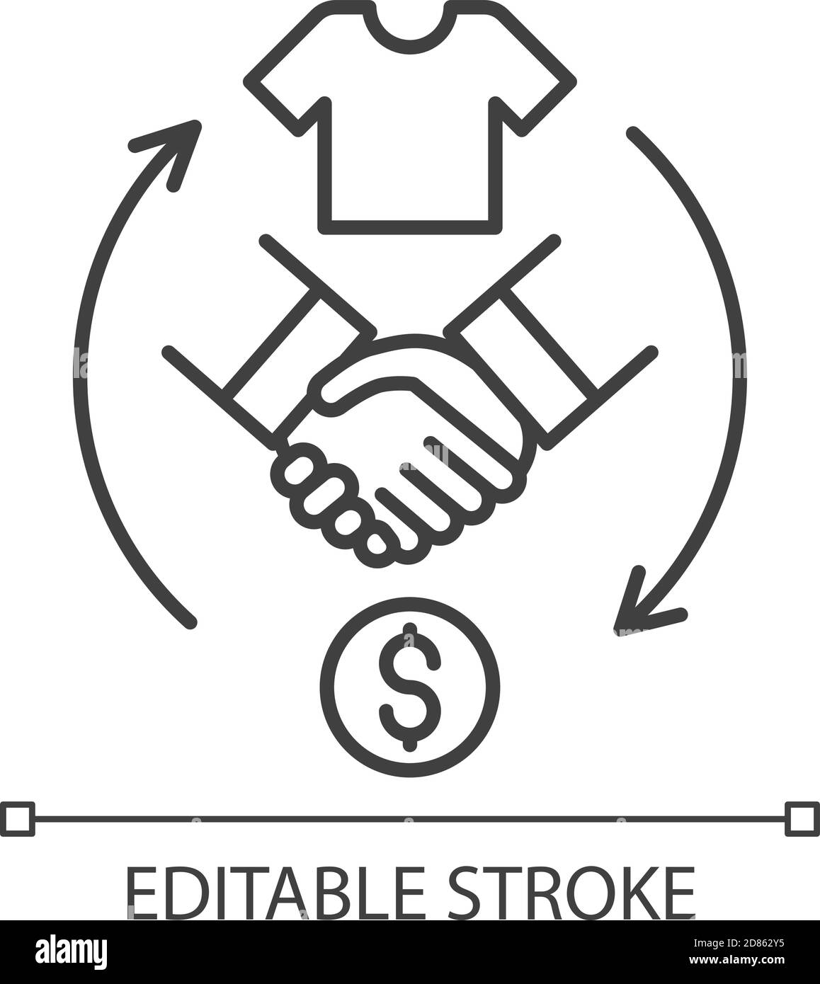 Reseller linear icon Stock Vector Image & Art - Alamy