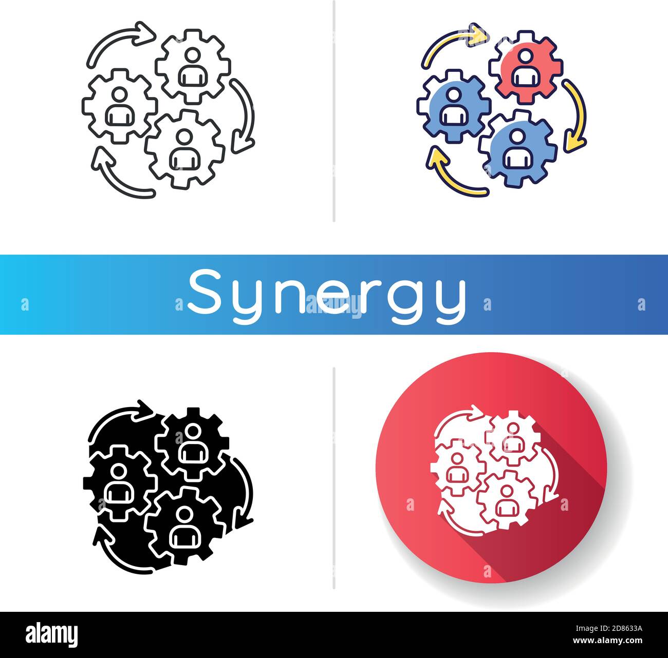 Human synergy icon Stock Vector Image & Art - Alamy