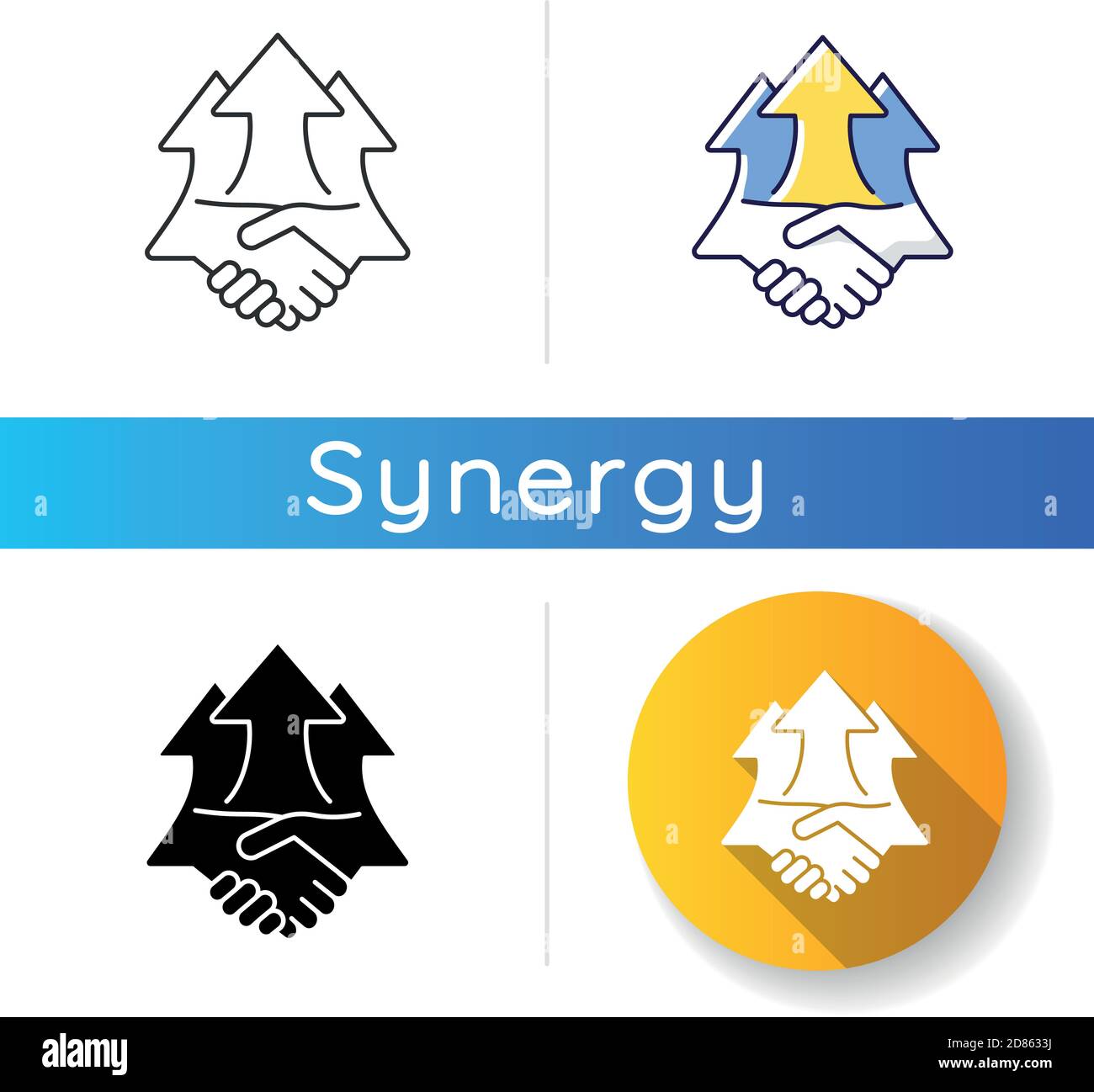 Synergy effects icon Stock Vector Image & Art - Alamy