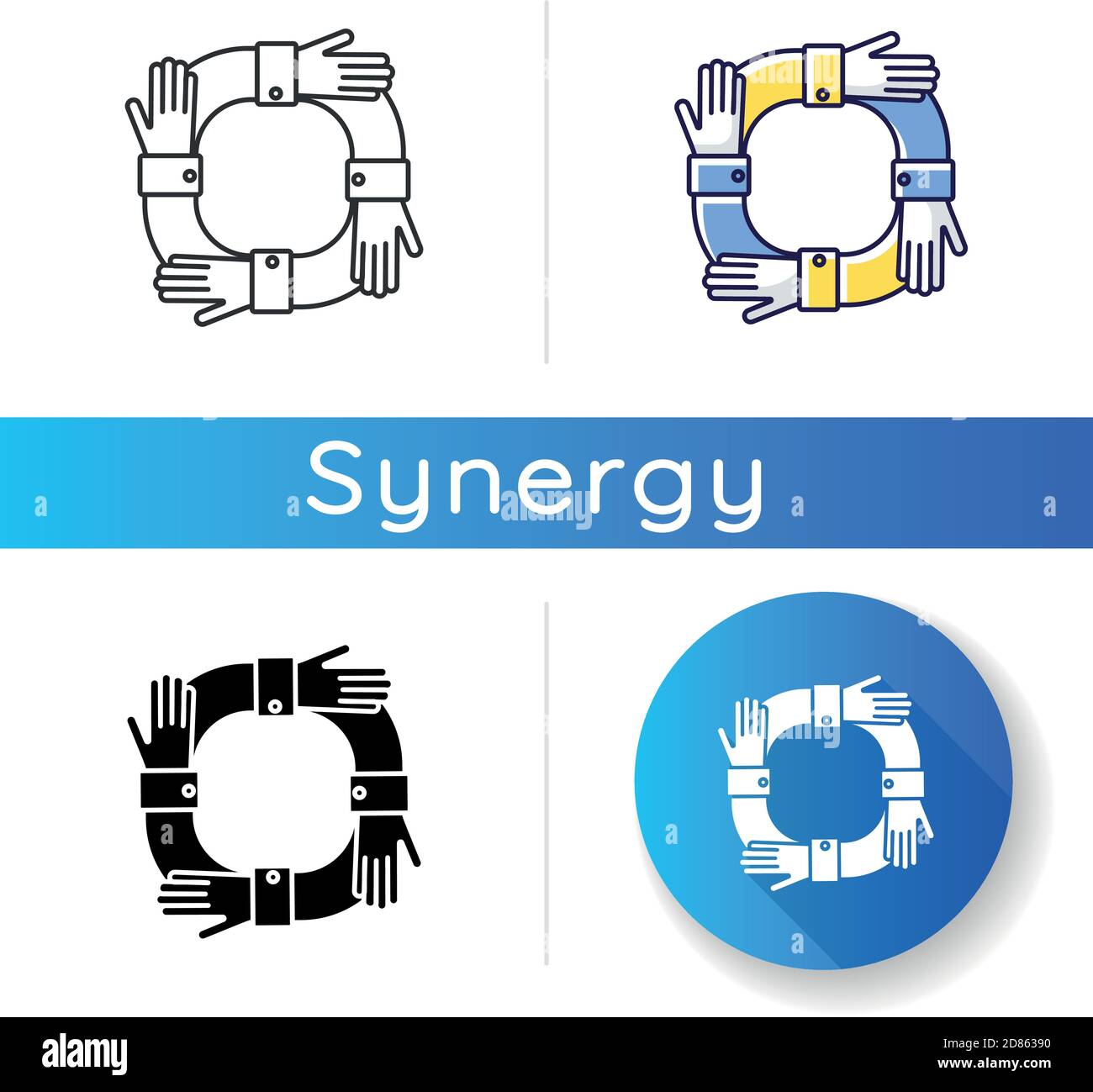 Operating synergy icon Stock Vector Image & Art - Alamy