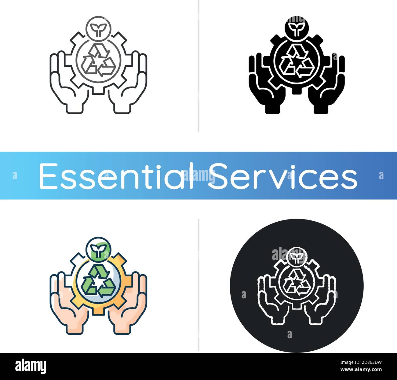 Environmental services icon Stock Vector Image & Art - Alamy